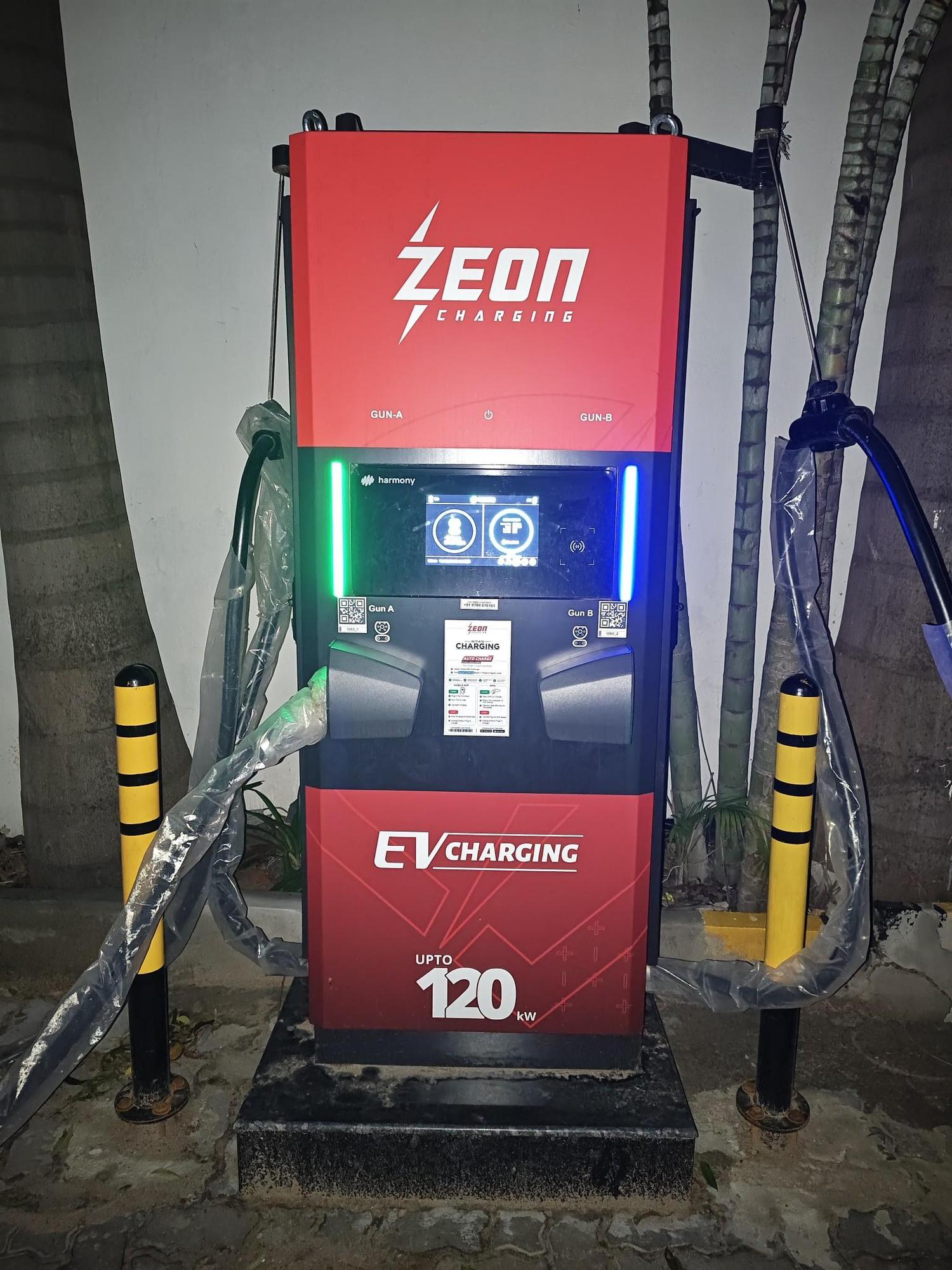 Zeon Charging | DC 120kW CCS2 Dual Gun Charger | Rameswaram | Vinayaga ...