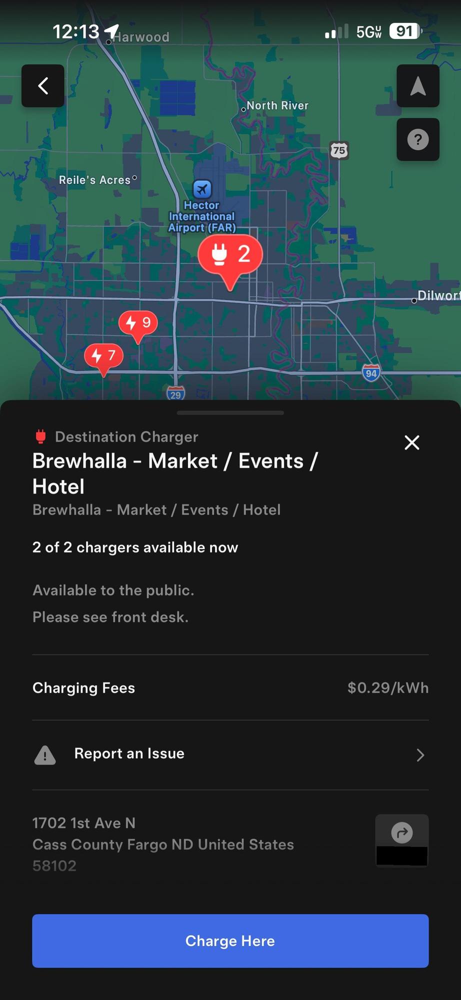 Brewhalla | Fargo, ND | EV Station