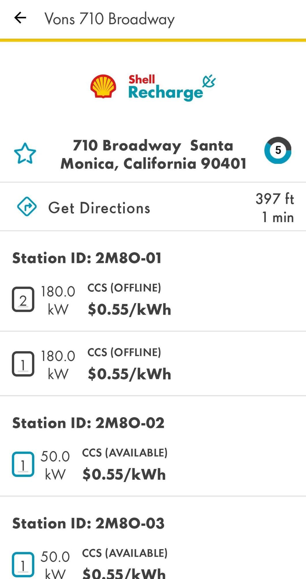 Vons | Santa Monica, CA | EV Station