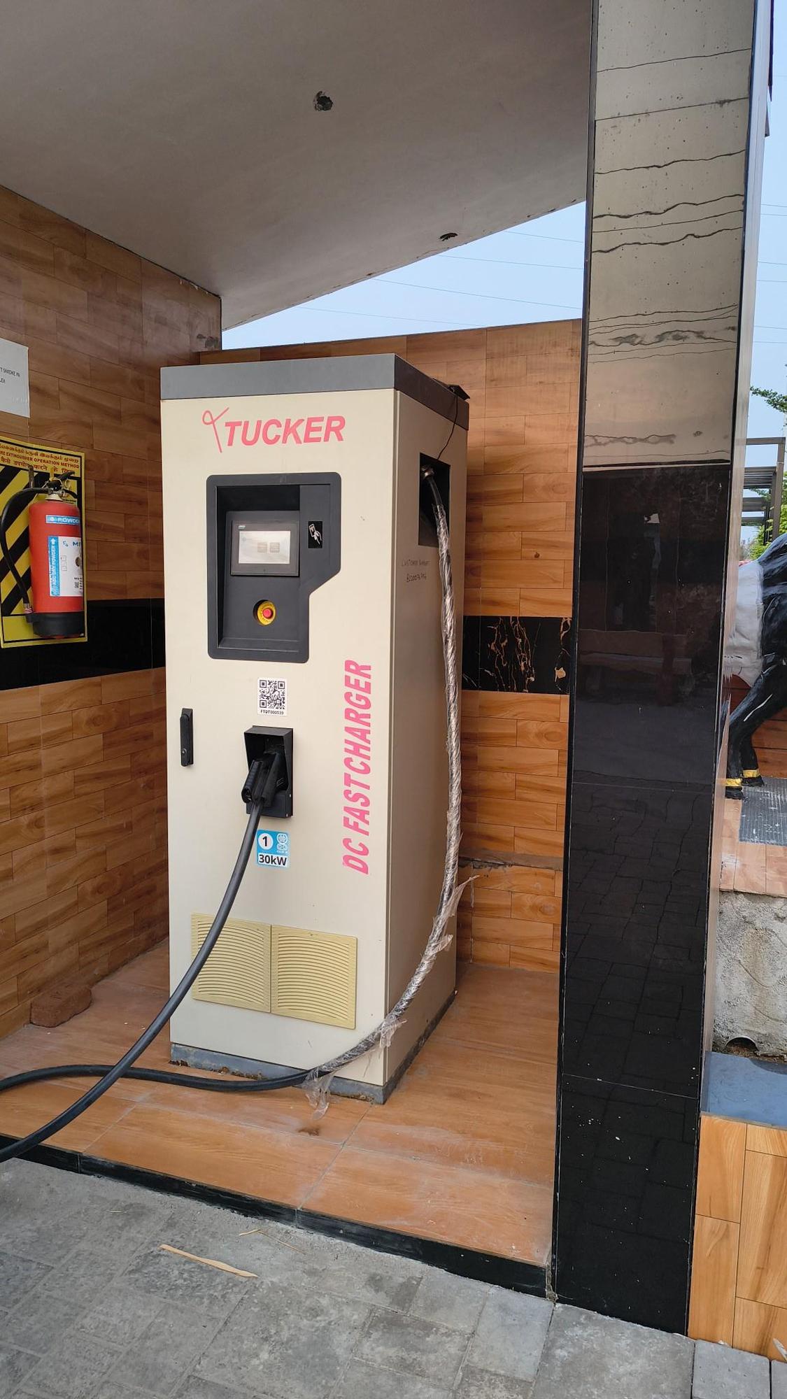 Tucker | DC 30kW CCS2 | SNJ Food Court, Thazhalaikulam | Thazhalaikulam ...