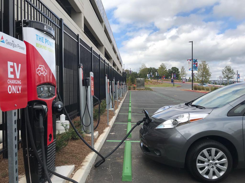 The Battery Atlanta - Delta Deck Outside | Atlanta, GA | EV Station