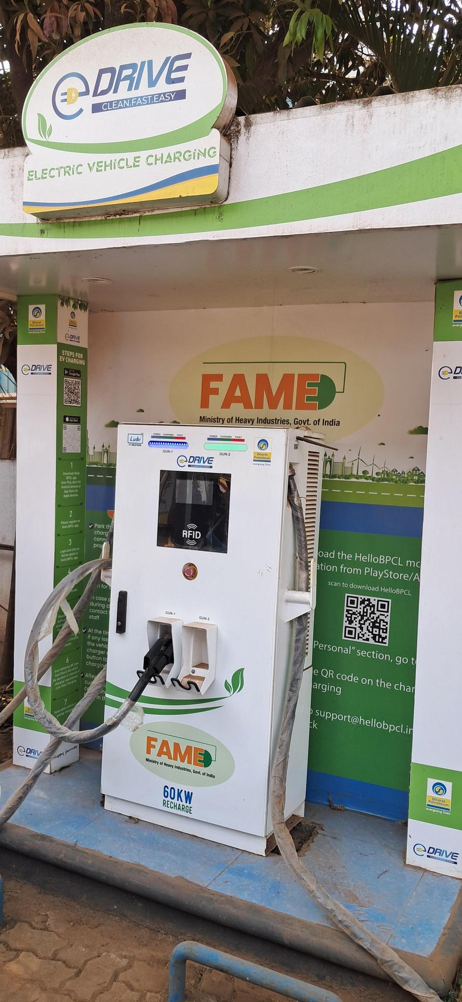 Trinity Highway Services Bharat Petroleum | Patan, MH | EV Station