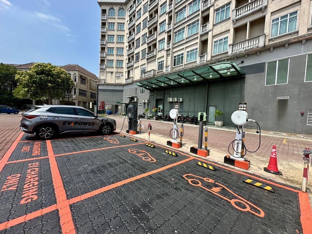 EVPower | Grand Kampar Hotel (40kW DC,22kW AC) | Kampar, Perak | EV Station