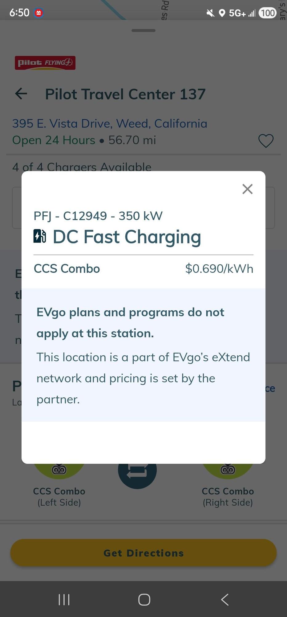 Pilot Travel Center Weed | Weed, CA | EV Station