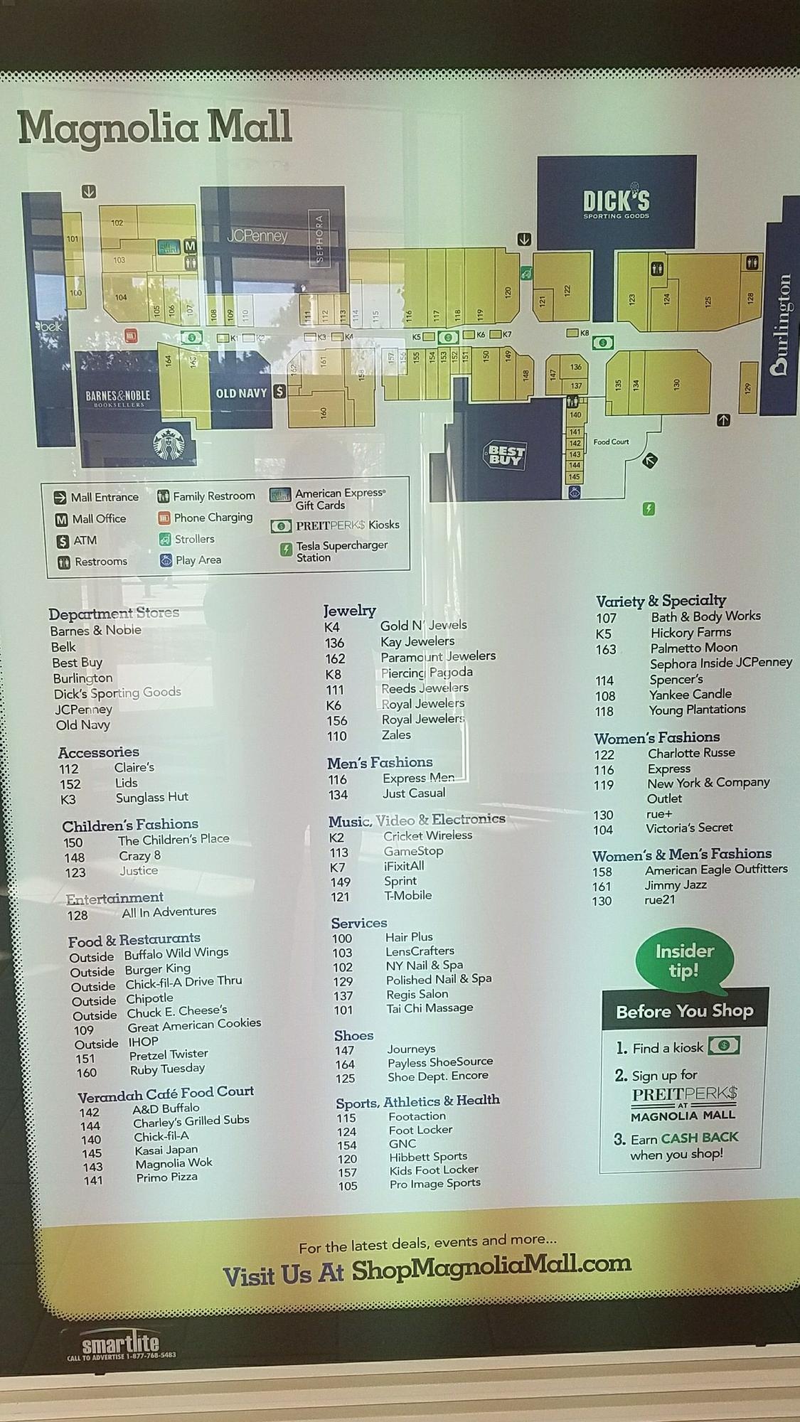 Magnolia Mall | Florence, SC | EV Station