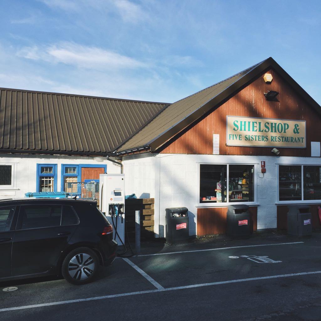 Chocolates of Glenshiel Services | Shiel Lodge, Scotland | EV Station