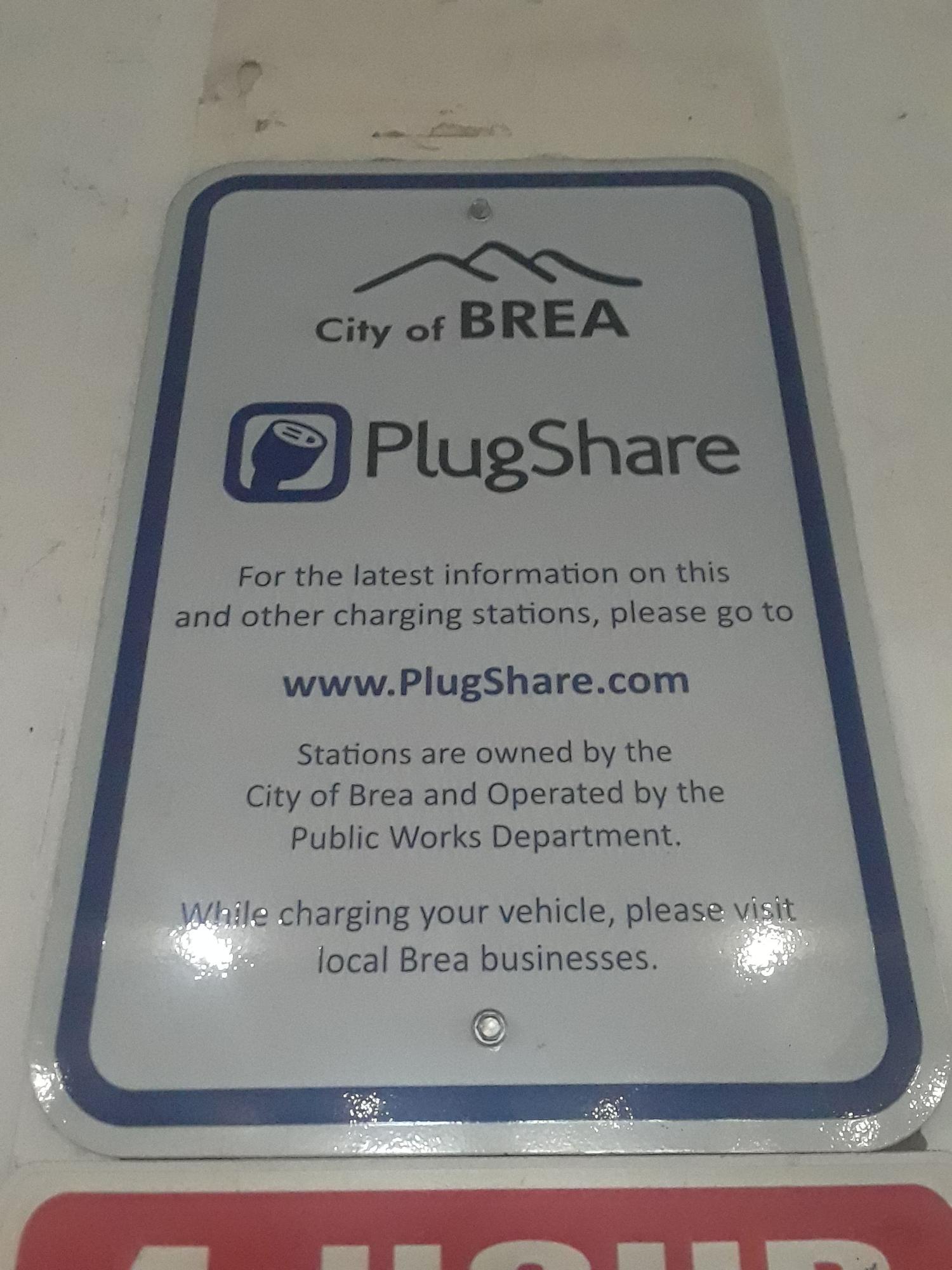 Downtown Brea - 101 S Brea Blvd Garage | Brea, CA | EV Station