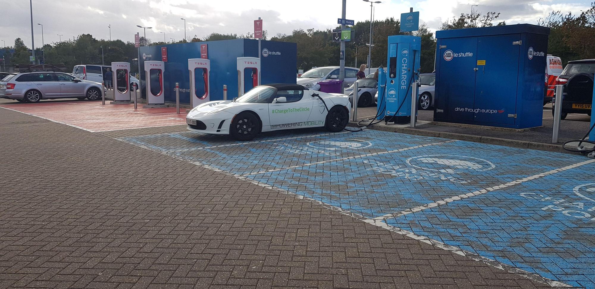 Eurotunnel Folkestone Terminal | Newington, England | EV Station