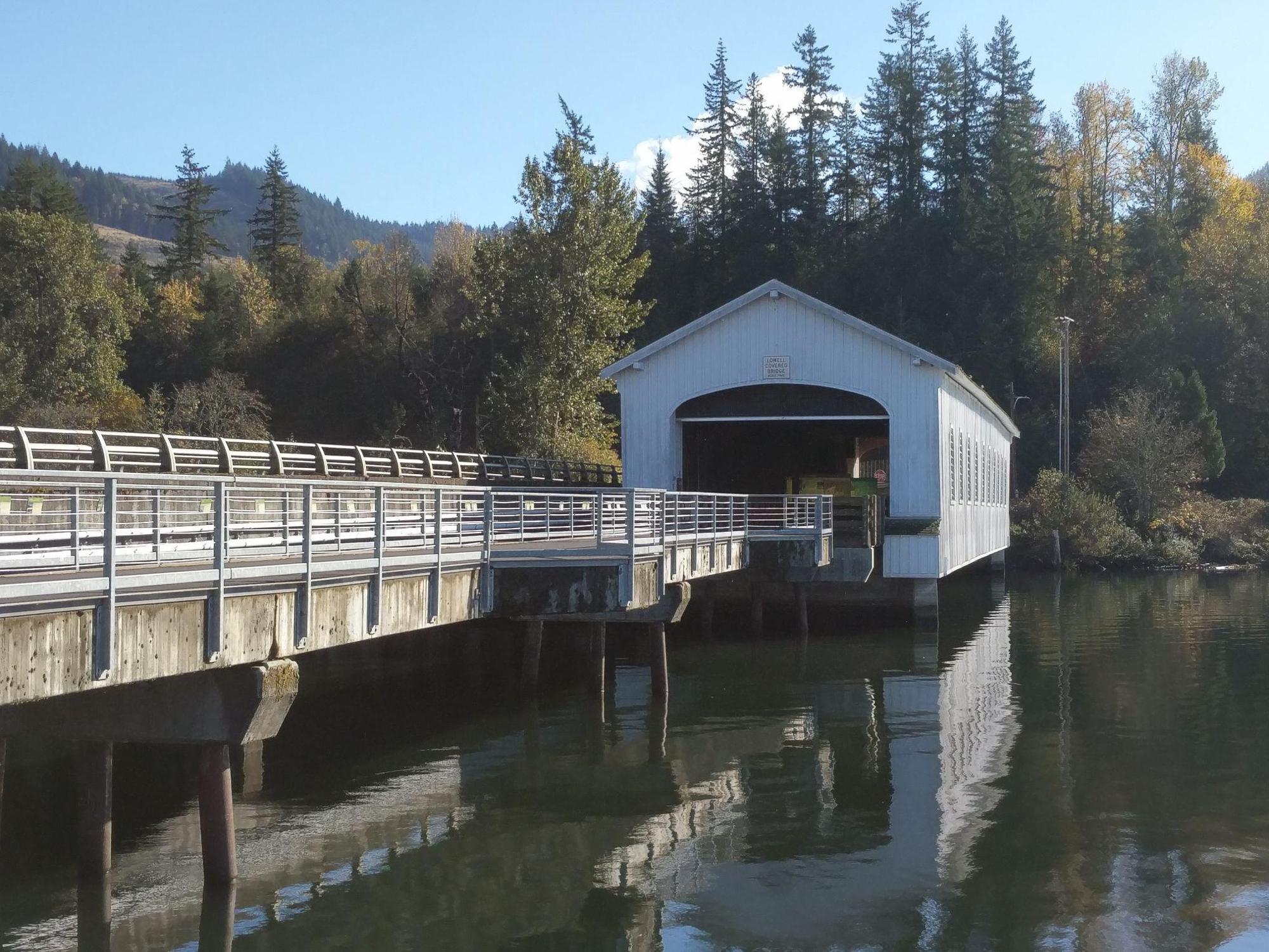 Lowell Covered Bridge Parking | Lowell, OR | EV Station