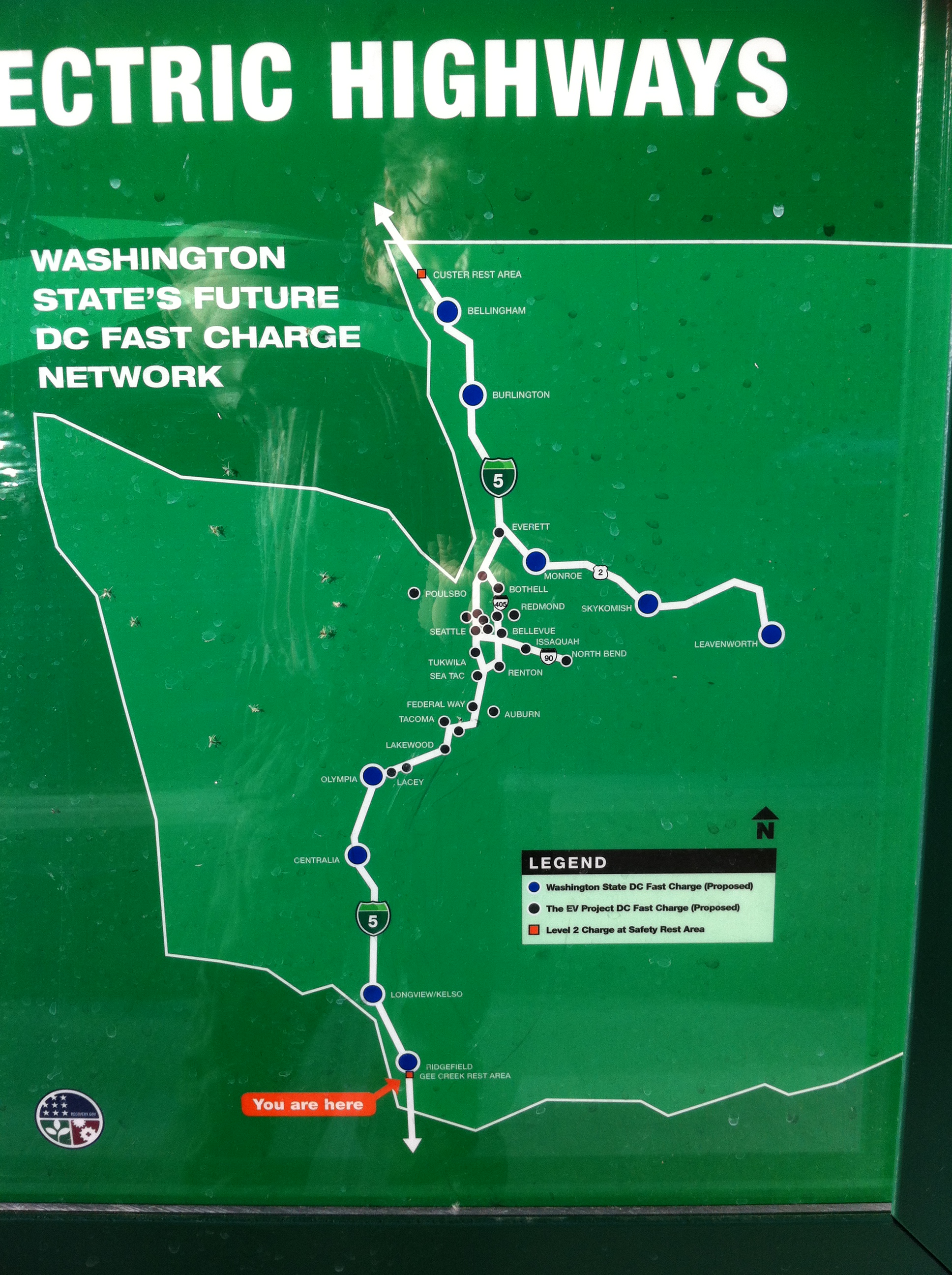 Gee Creek Northbound Safety Rest Area | Duluth, WA | EV Station