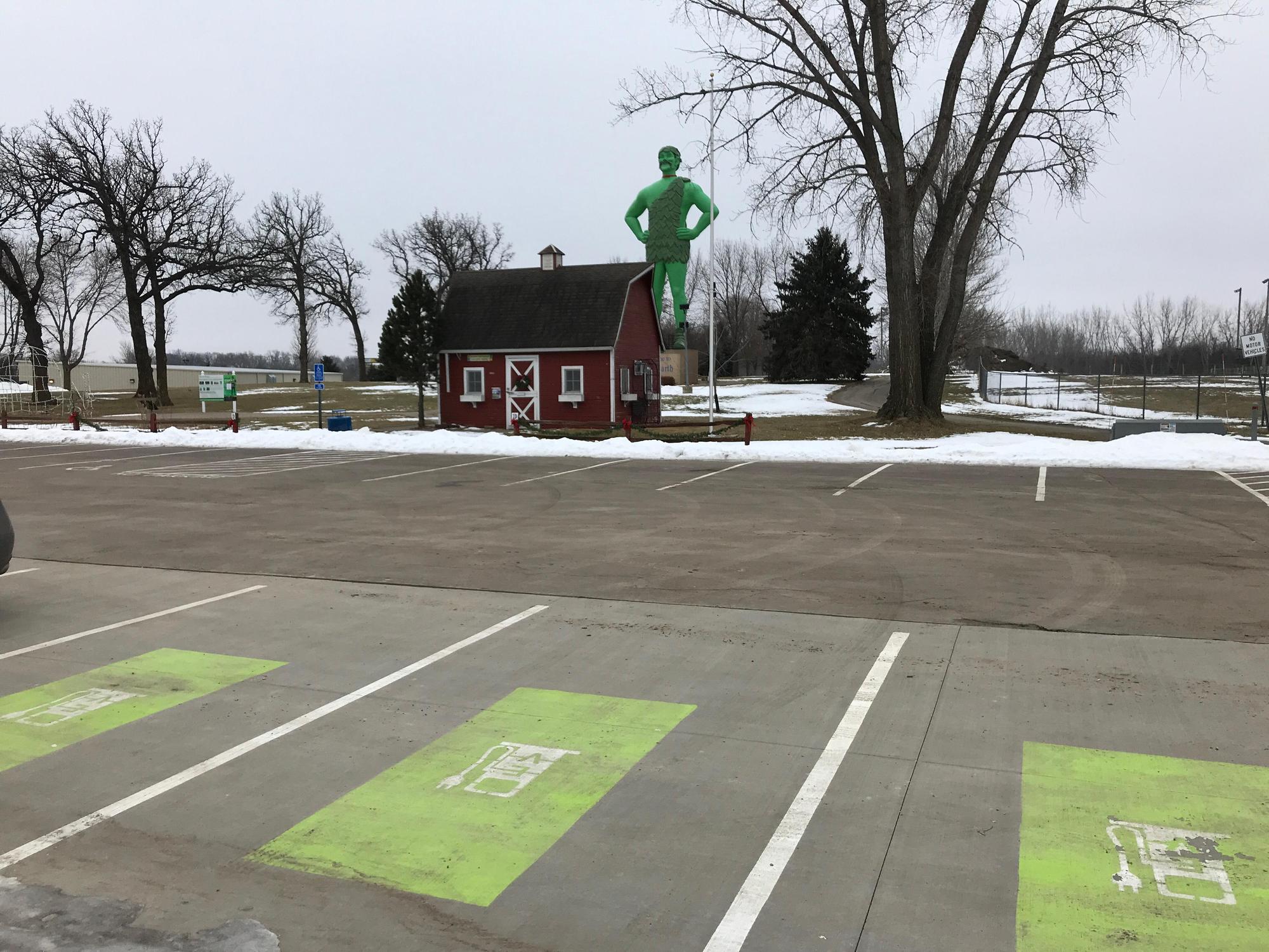 Green Giant Statue Park Blue Earth | Blue Earth, MN | EV Station