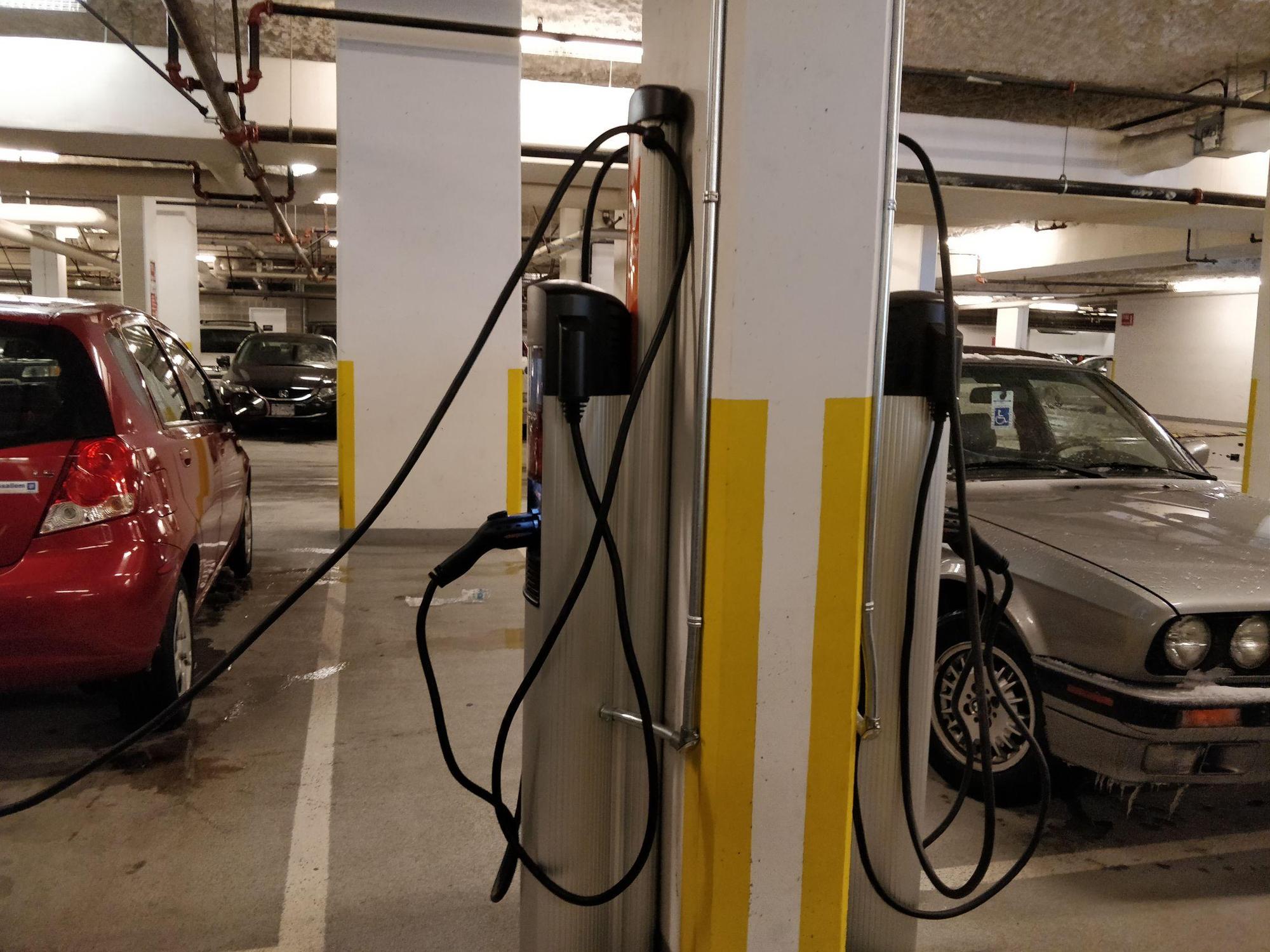 Langara College Library - Underground Parkade | Vancouver, BC | EV Station