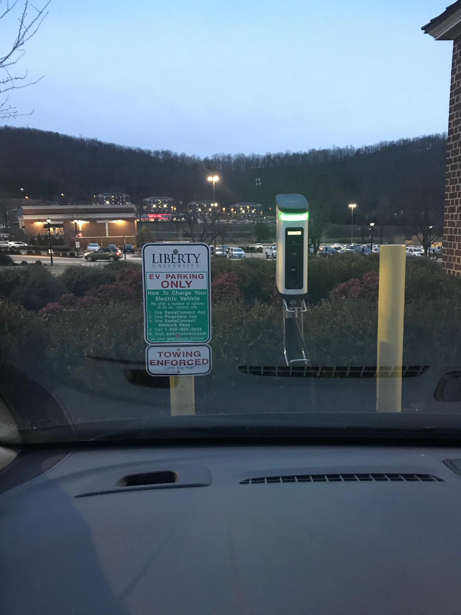 Liberty University - Hancock Welcome Center | Lynchburg, VA | EV Station