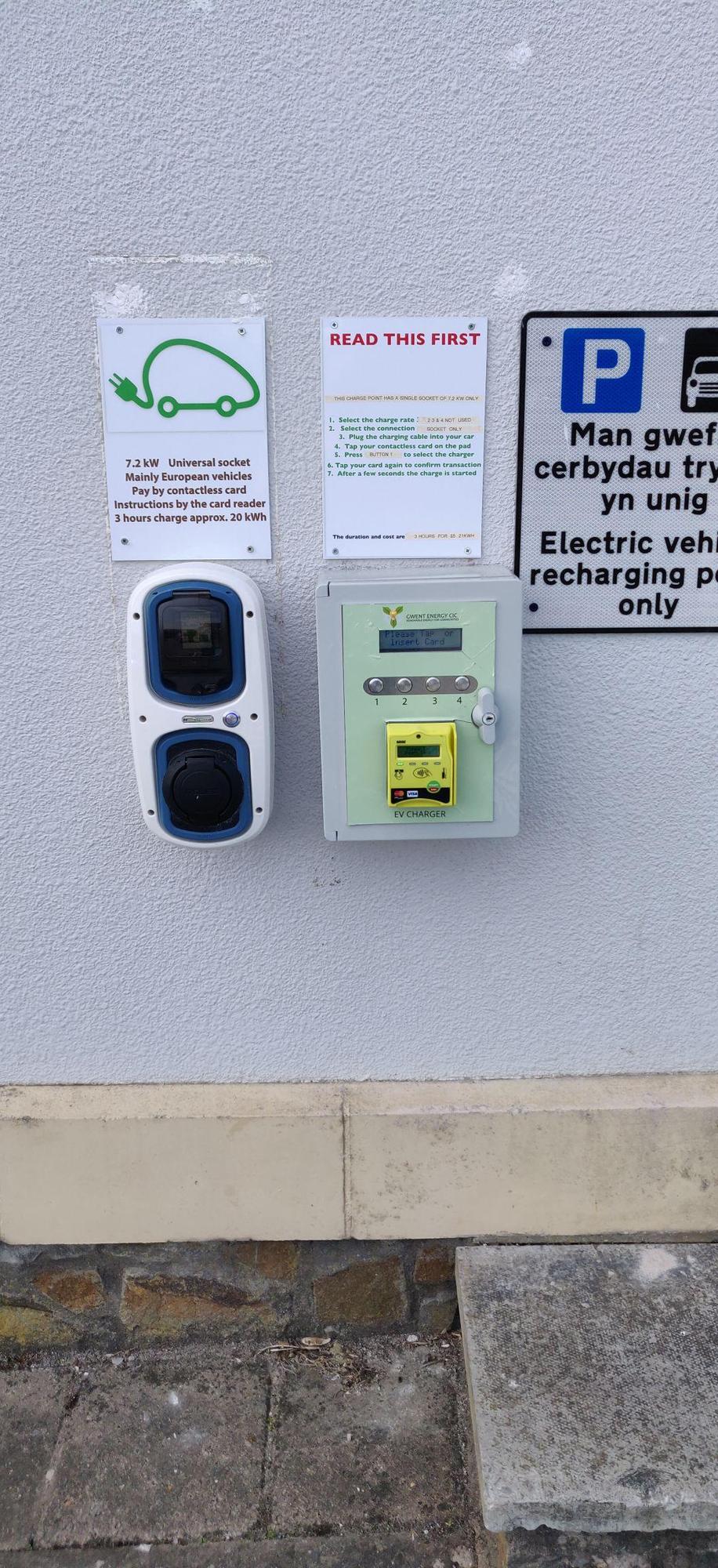 Chepstow Community Library | Chepstow, Wales | EV Station