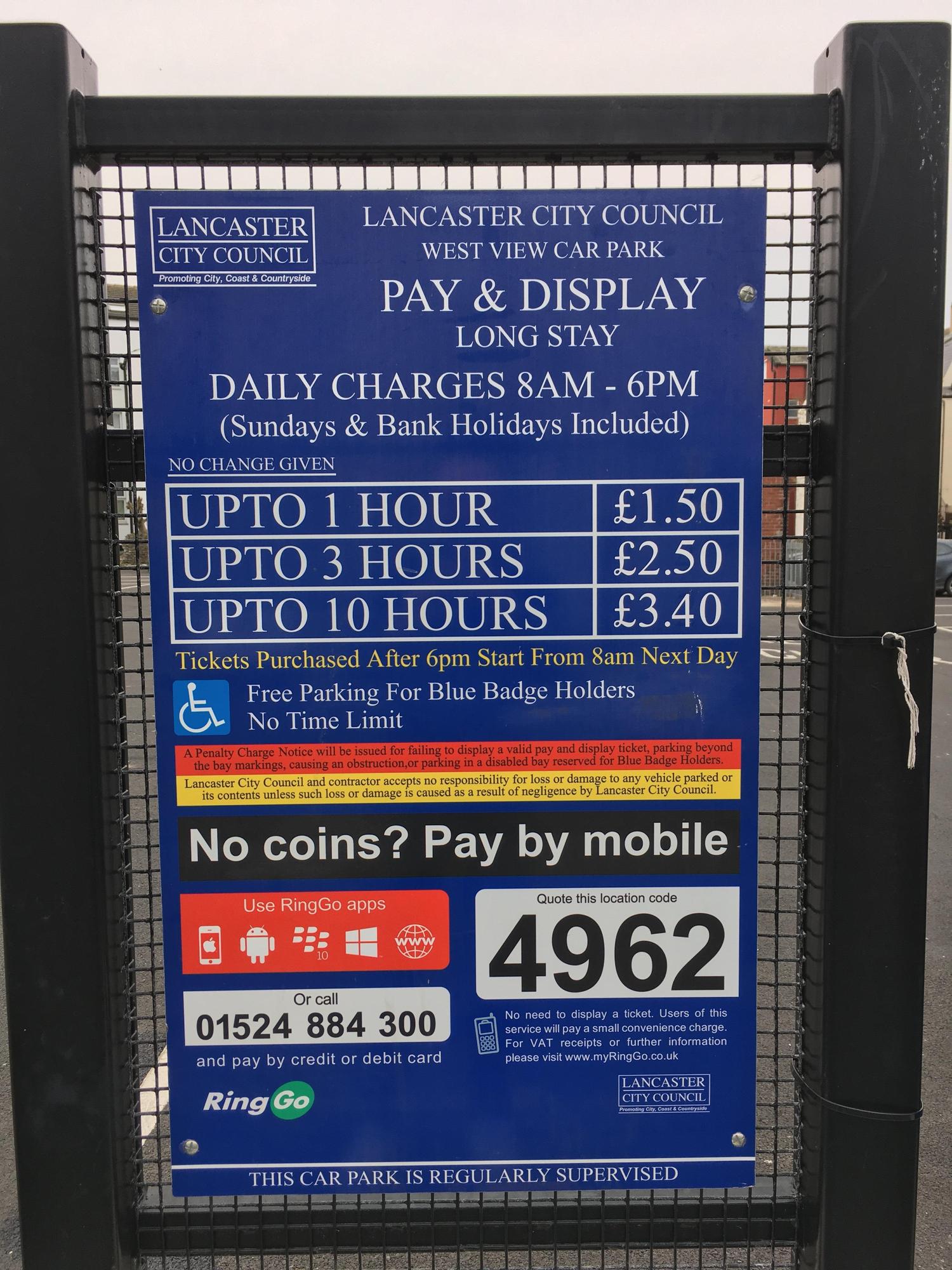 West View Car Park | West View Road Morecambe LA4 4AS, United Kingdom ...