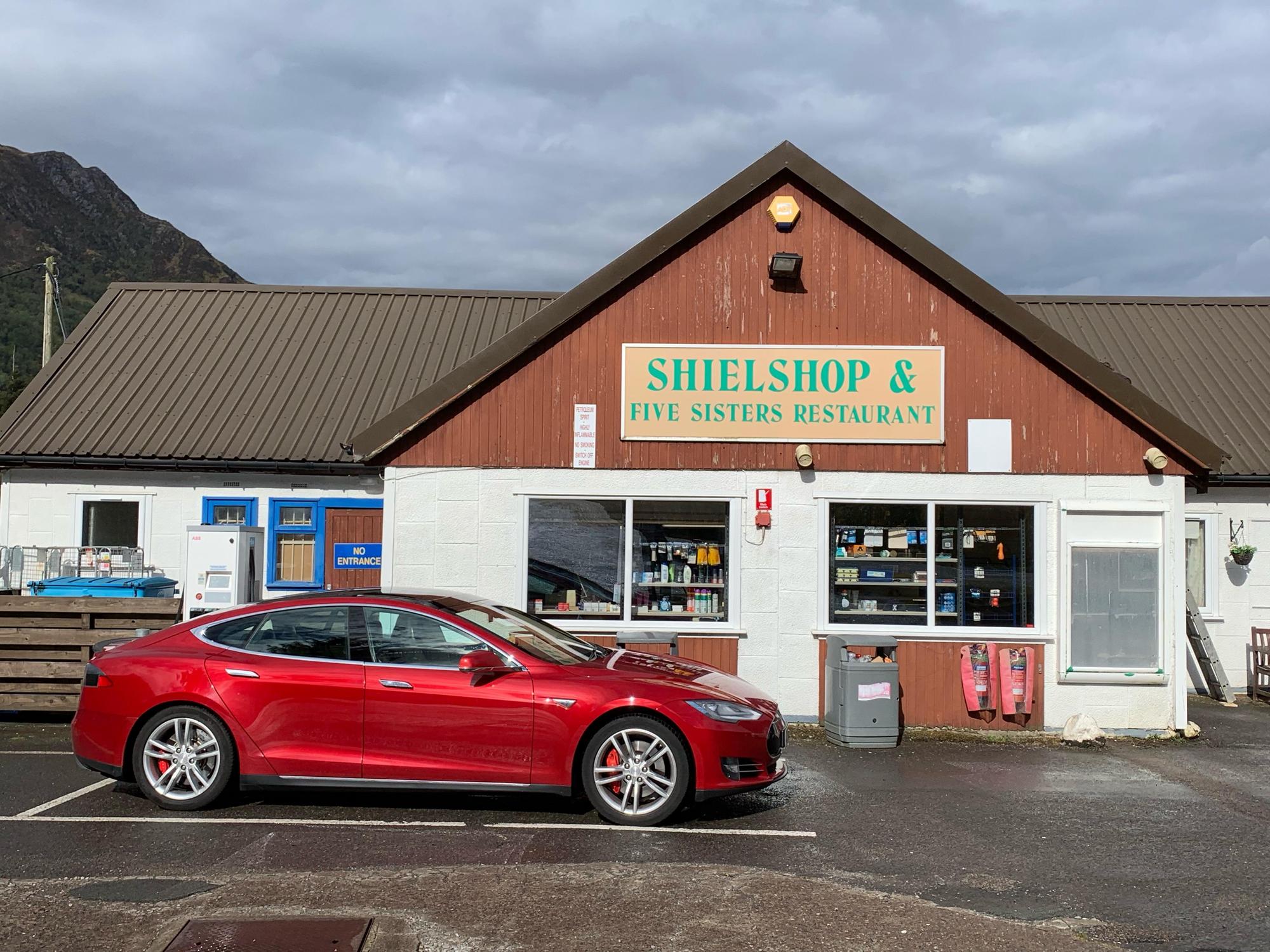 Chocolates of Glenshiel Services | Shiel Lodge, Scotland | EV Station