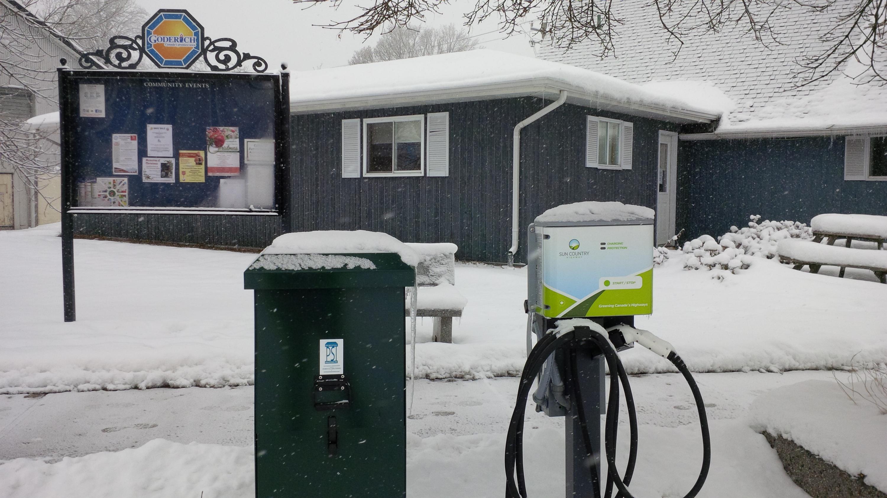 Liberation Memorial Park | Goderich, ON | EV Station