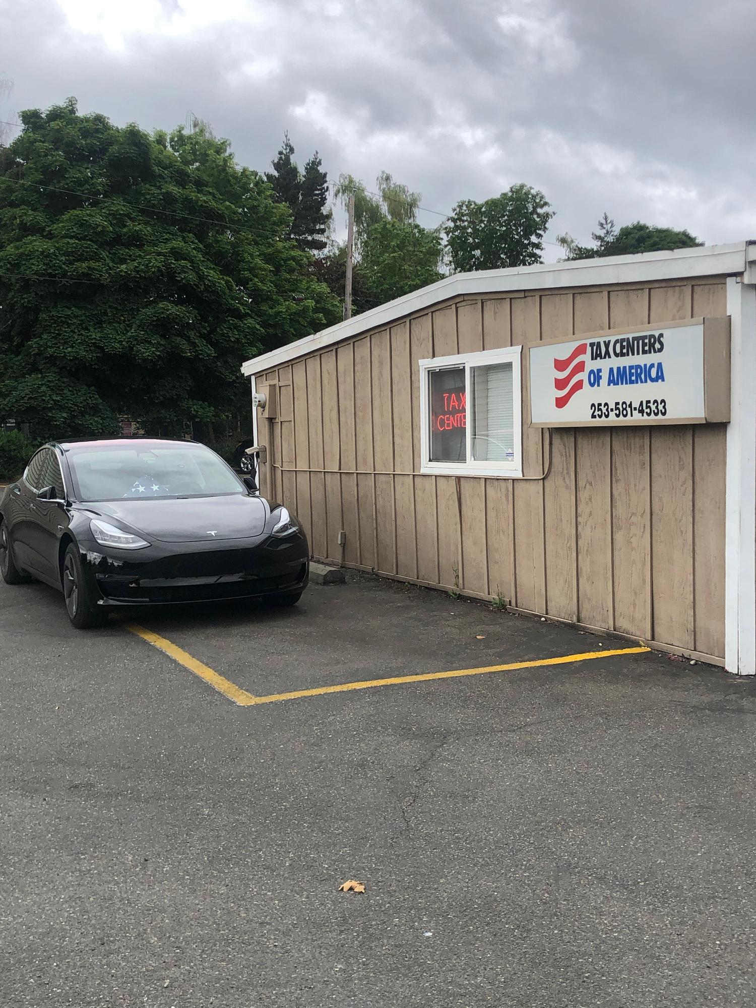 Tax Centers Of America, Inc. | Lakewood, WA | EV Station