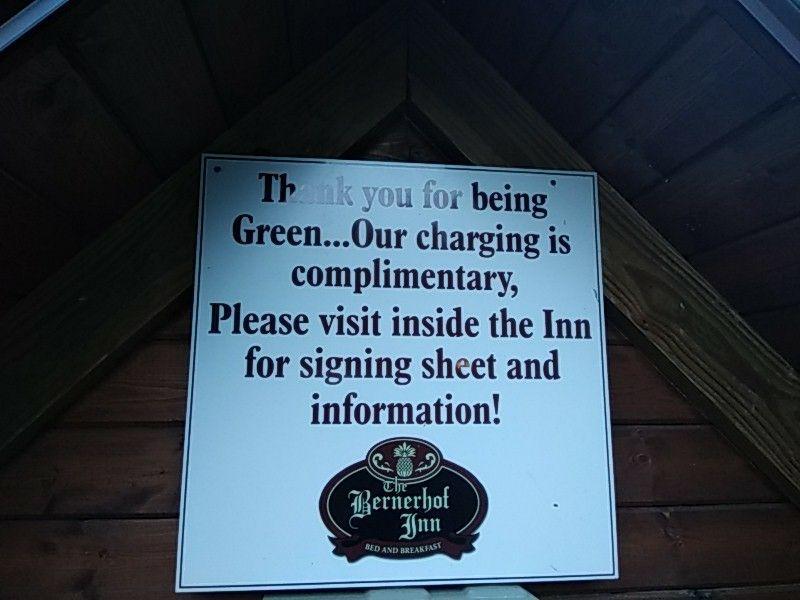 Bernerhof Inn Bed & Breakfast | Bartlett, NH | EV Station