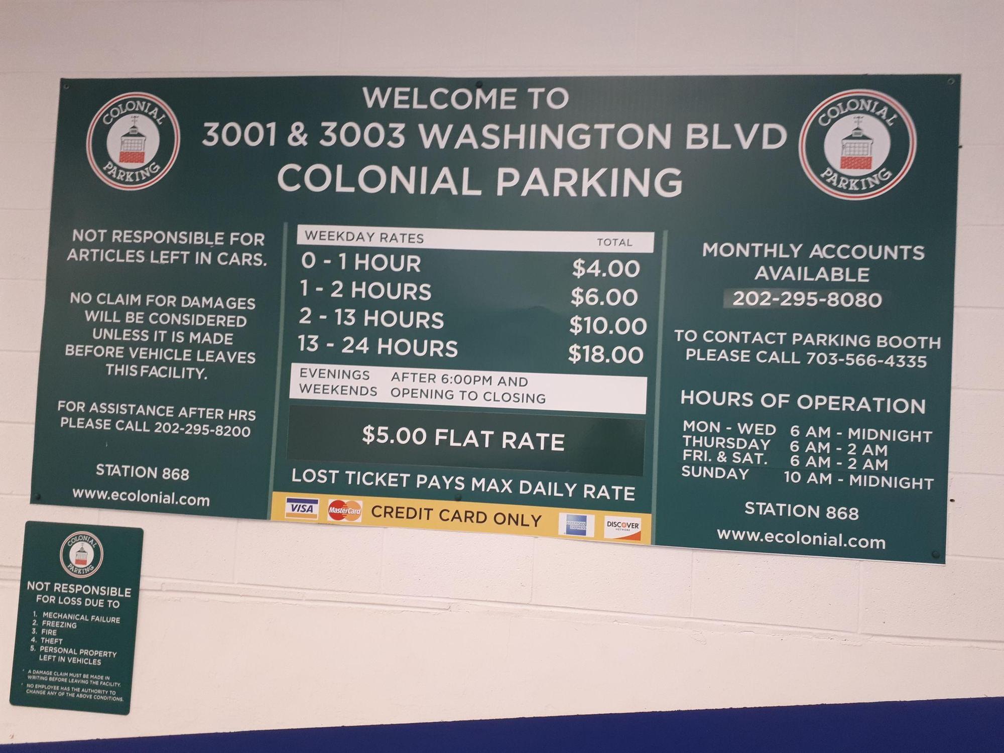 Colonial Parking | Arlington, VA | EV Station