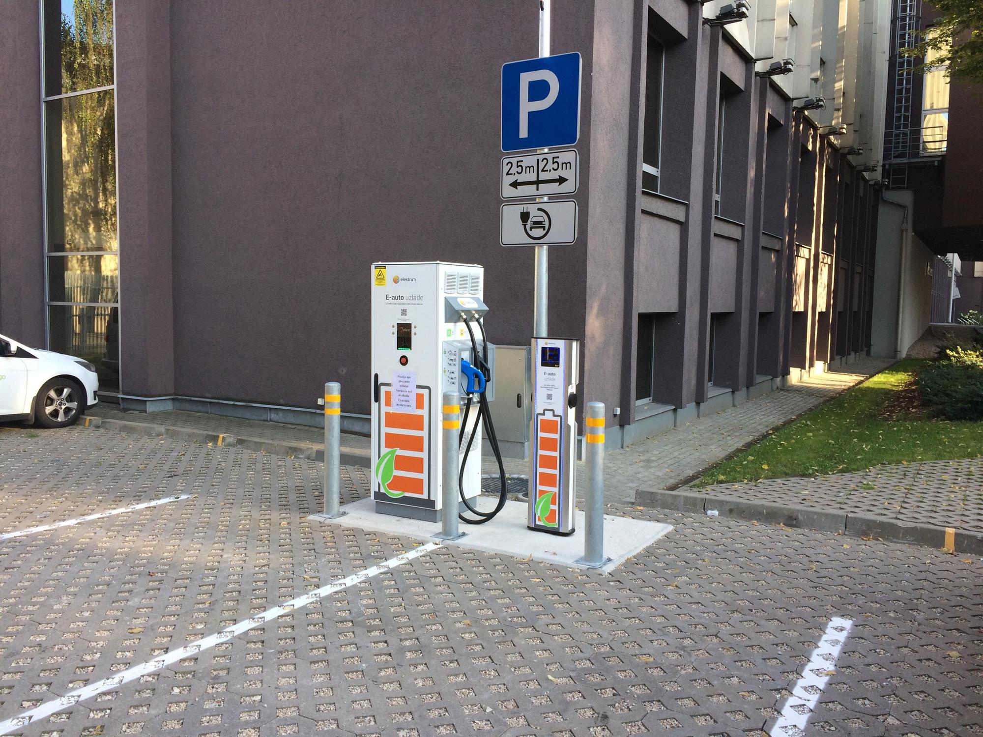 Elektrum Drive Charging Station | Pulkveža Brieža iela 12, Centra ...