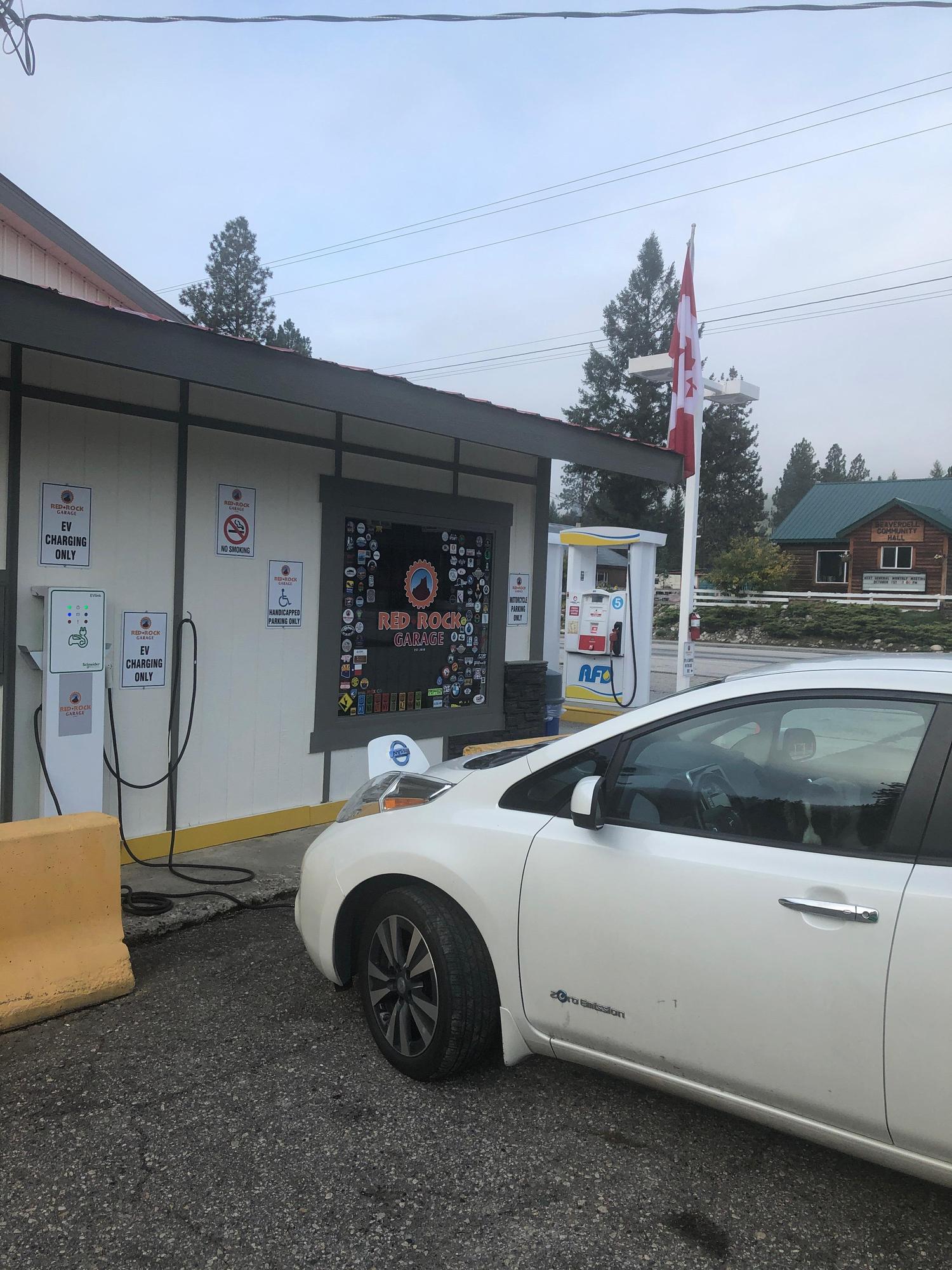 Red Rock Garage (1) | Beaverdell, BC | EV Station