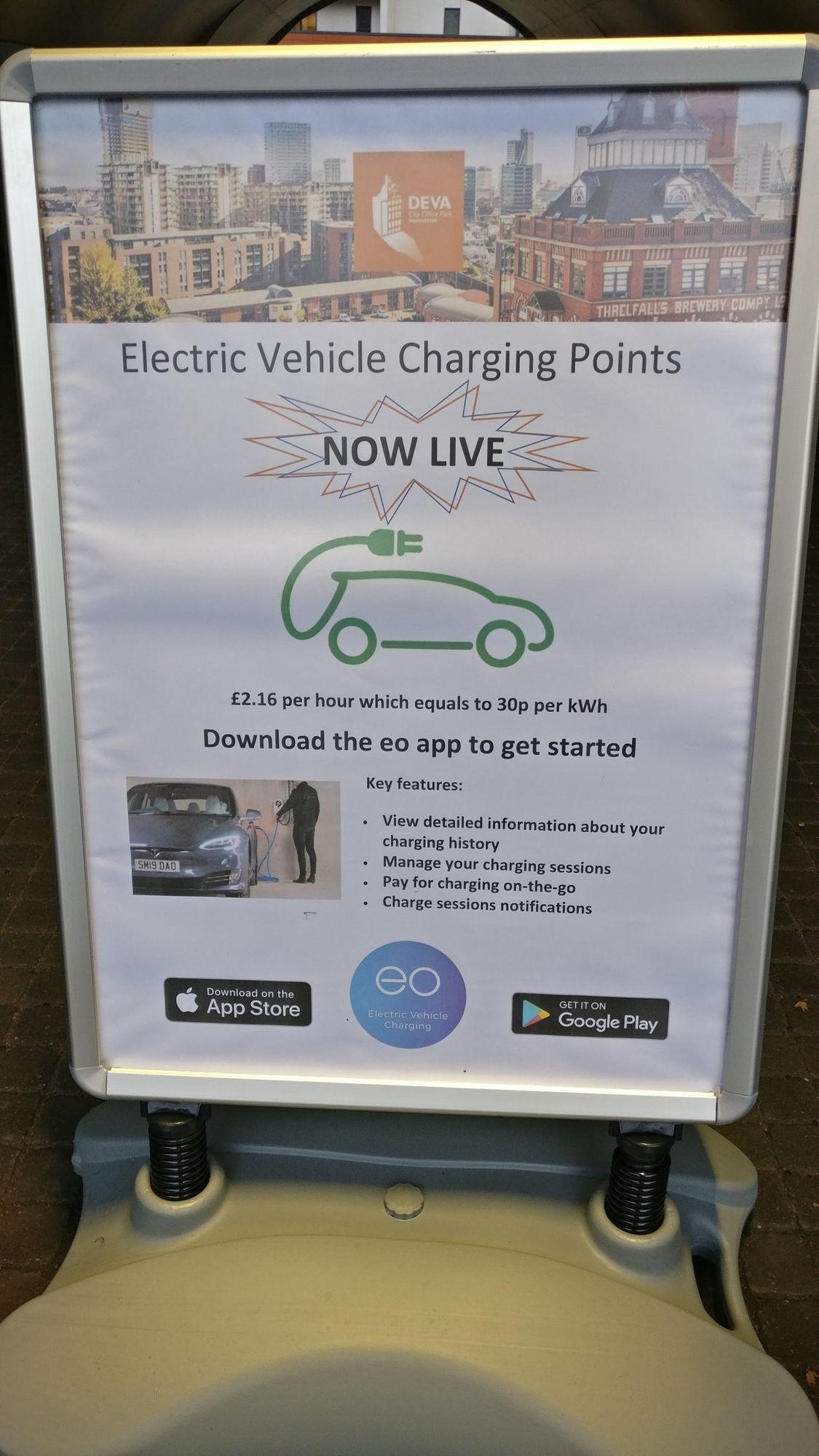 Deva Centre Business Park | 4 Trinity Way, Salford M3 7BD, UK | EV Station