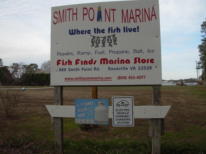Smith Point Marina | Reedville, VA | EV Station
