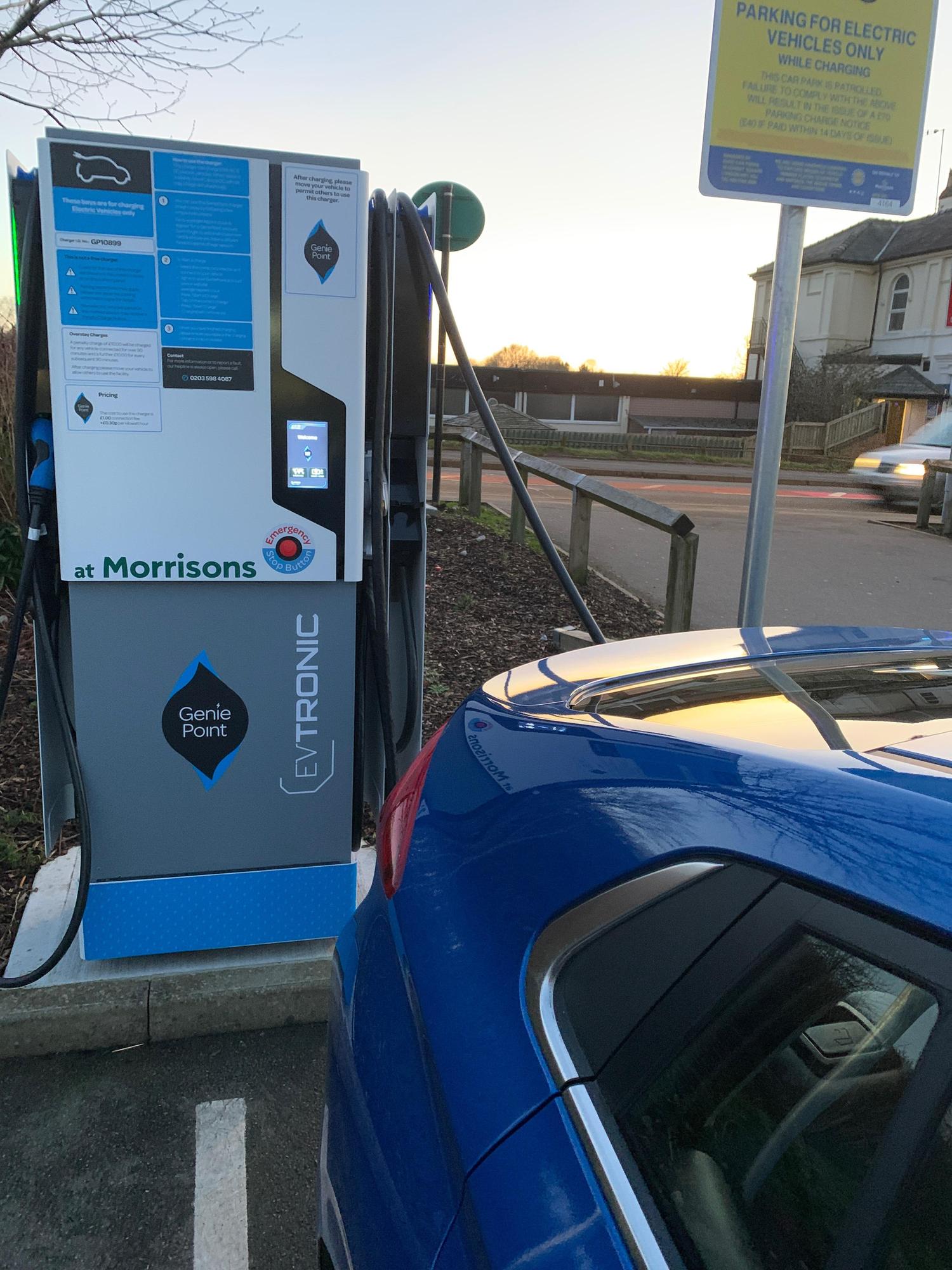 Morrisons Wrexham | 188 Centenary Road, Wrexham, LL13 7UA, UK | EV Station