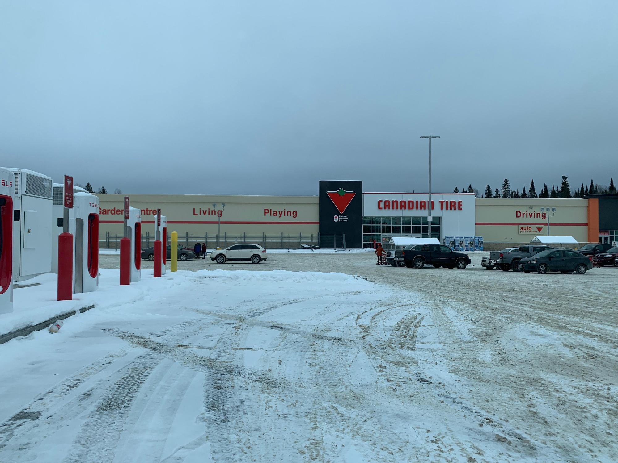Canadian Tire | Kenora, ON | EV Station