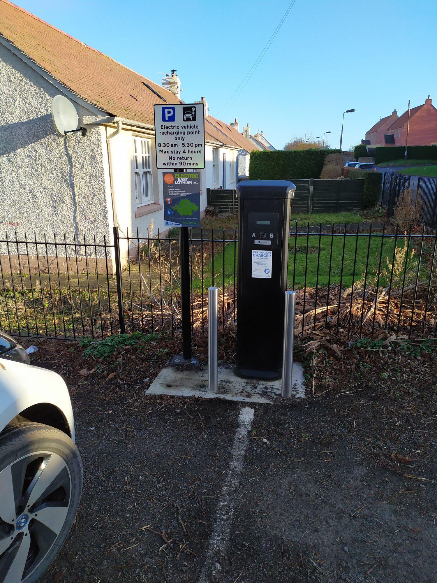 Stenton Church Car Park | 13 B6370, Dunbar EH42 1TH, UK | EV Station