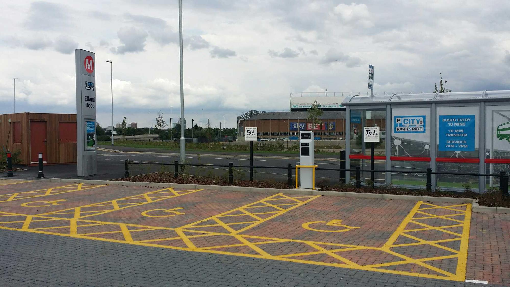 Elland Road Park and Ride | Leeds, England | EV Station