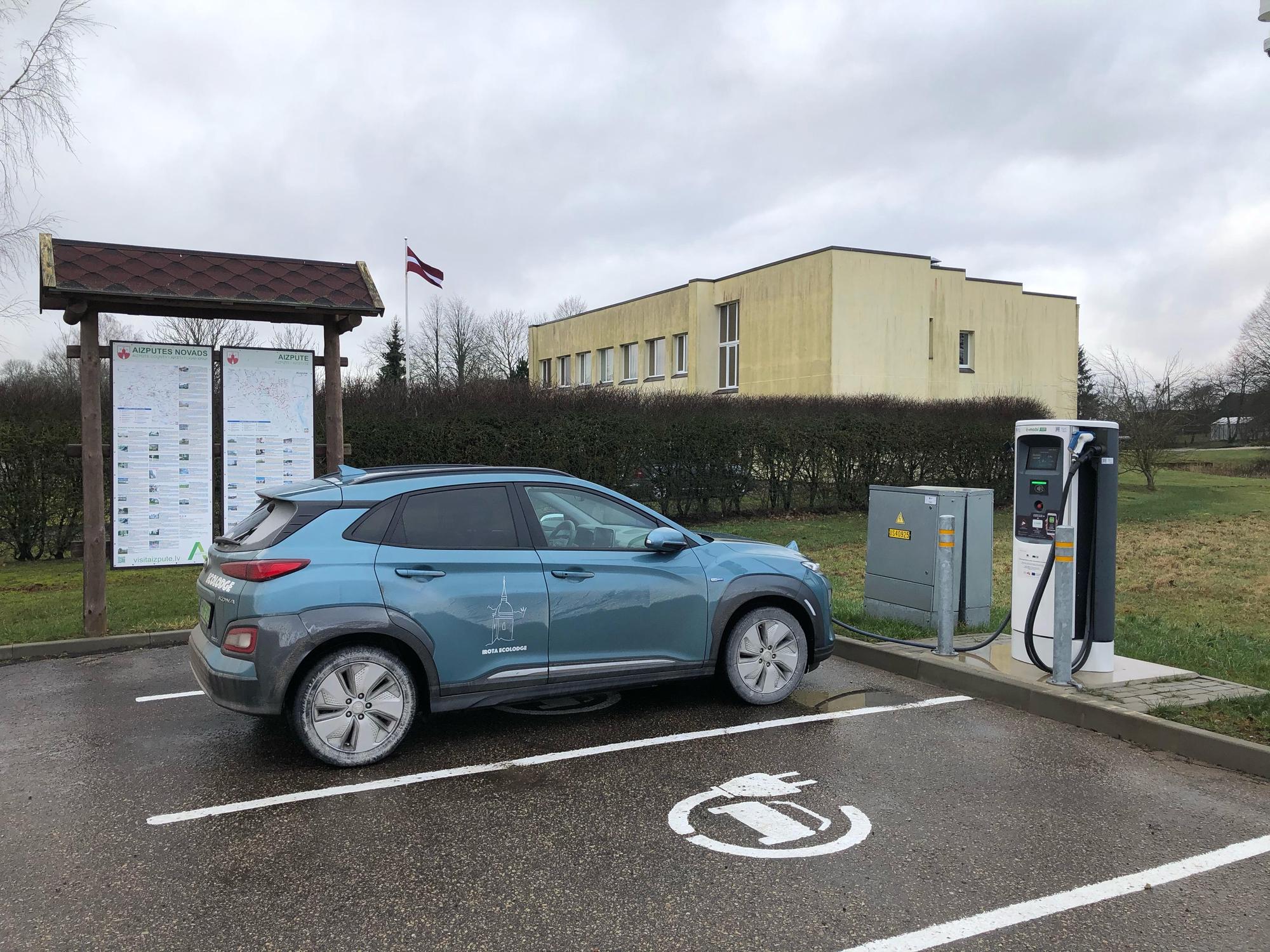 Kalvene | e-mobi | Kalvene, Dienvidkurzemes novads | EV Station