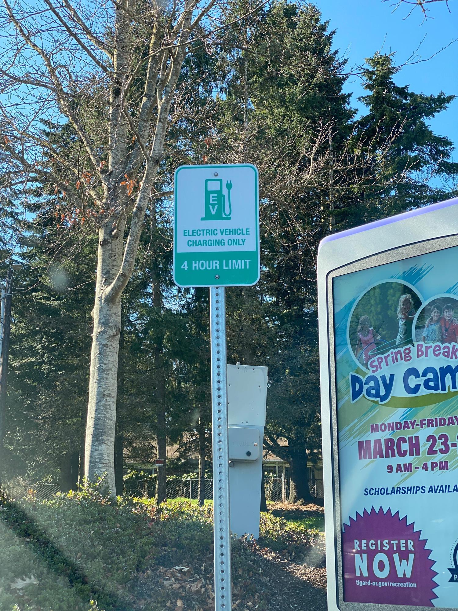 Tigard Public Library | Tigard, OR | EV Station
