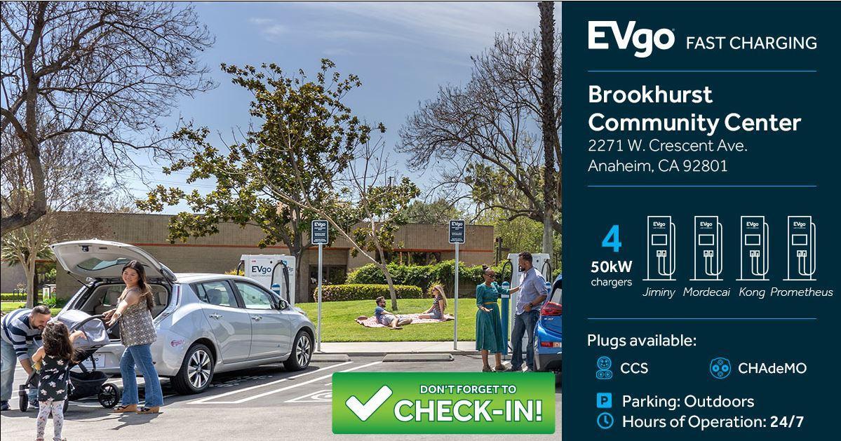 Brookhurst Community Center | Anaheim, CA | EV Station