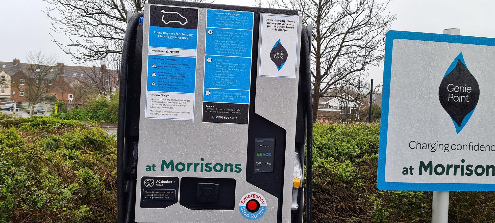 Morrisons Cromer | 5A Holt Rd, Cromer, NR27 9EB, UK | EV Station