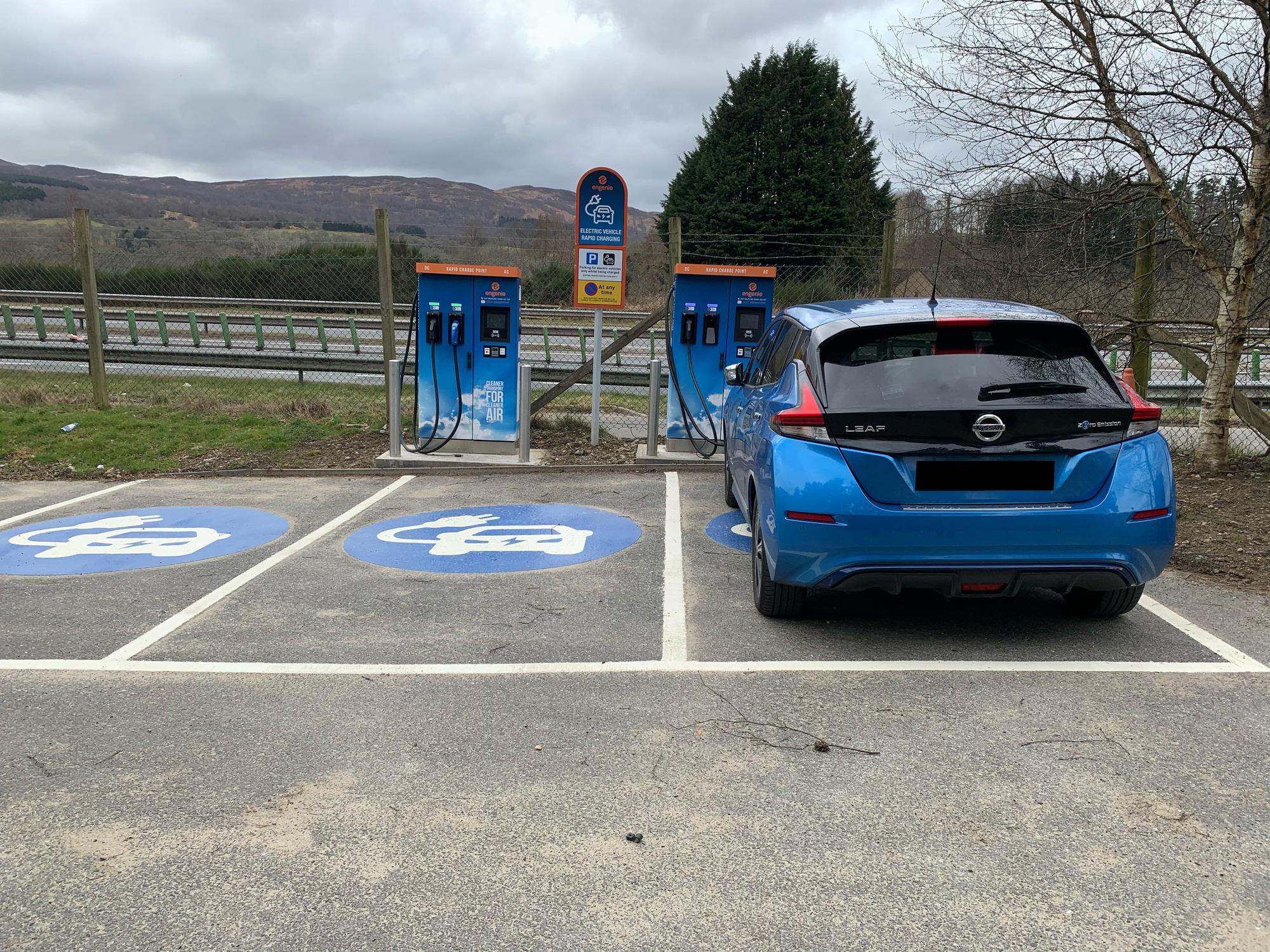 Nae Limits Cafe | Logierait, Scotland | EV Station