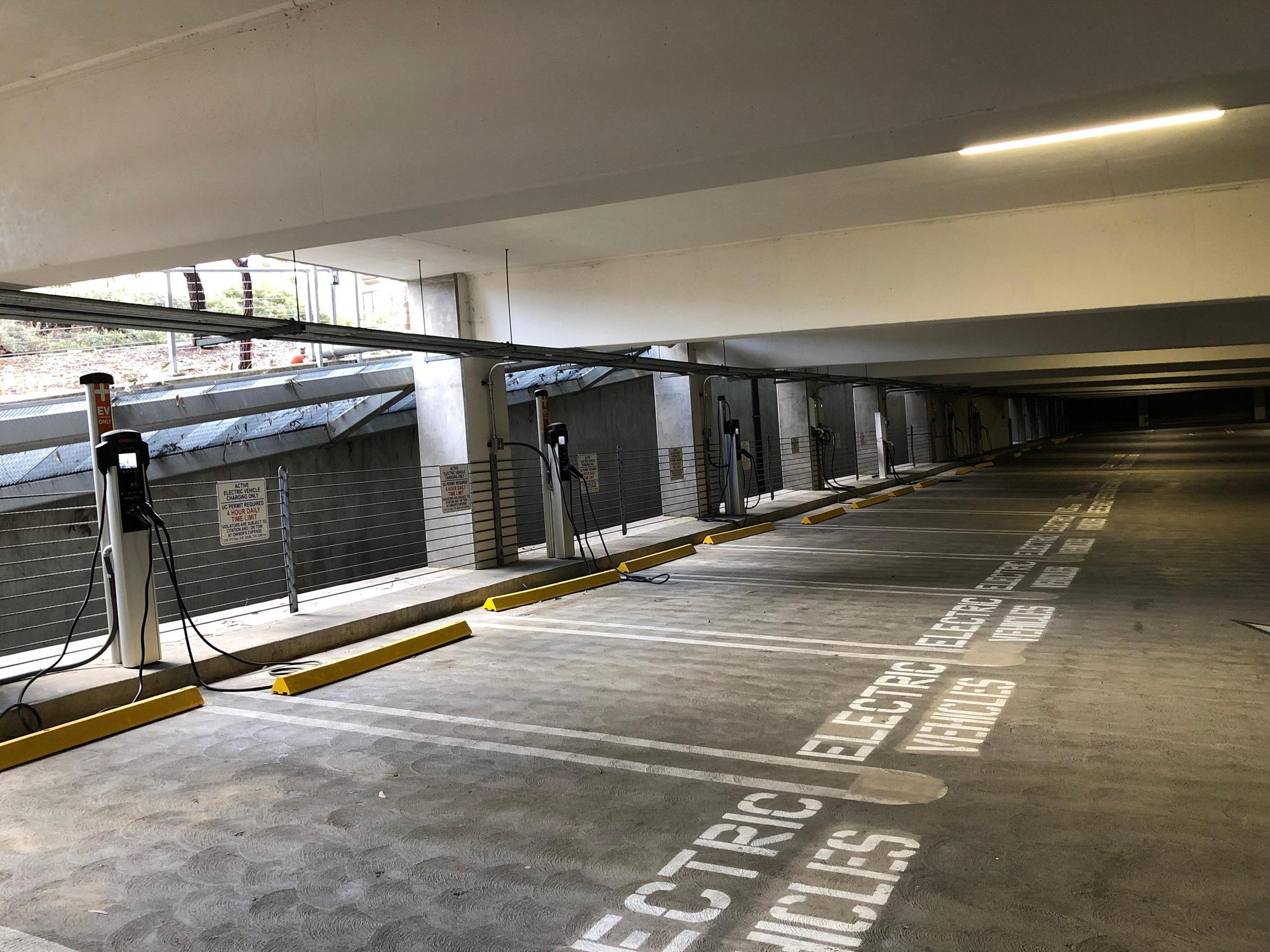 UCSD - Hopkins Parking Structure | San Diego, CA | EV Station