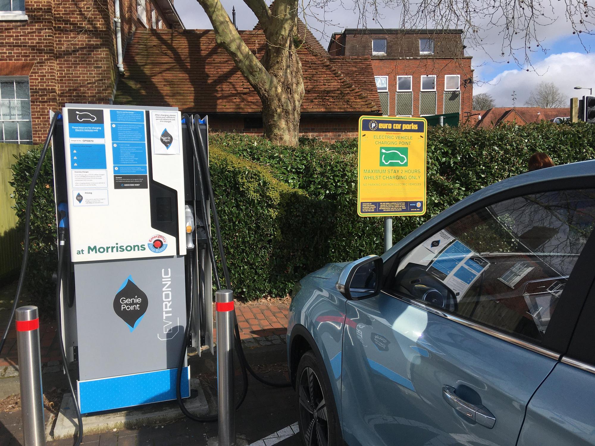 Morrisons Reigate 22 32 Bell Street Reigate RH2 7BA United Kingdom EV Station