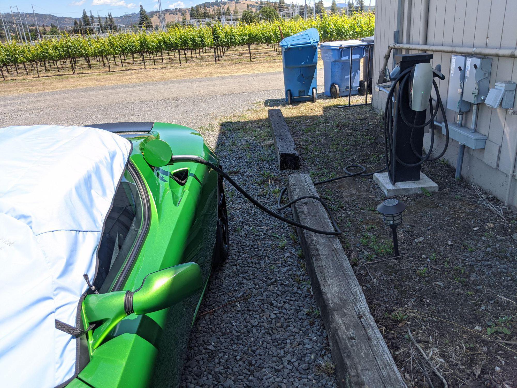 Fogline Vineyards | Fulton, CA | EV Station