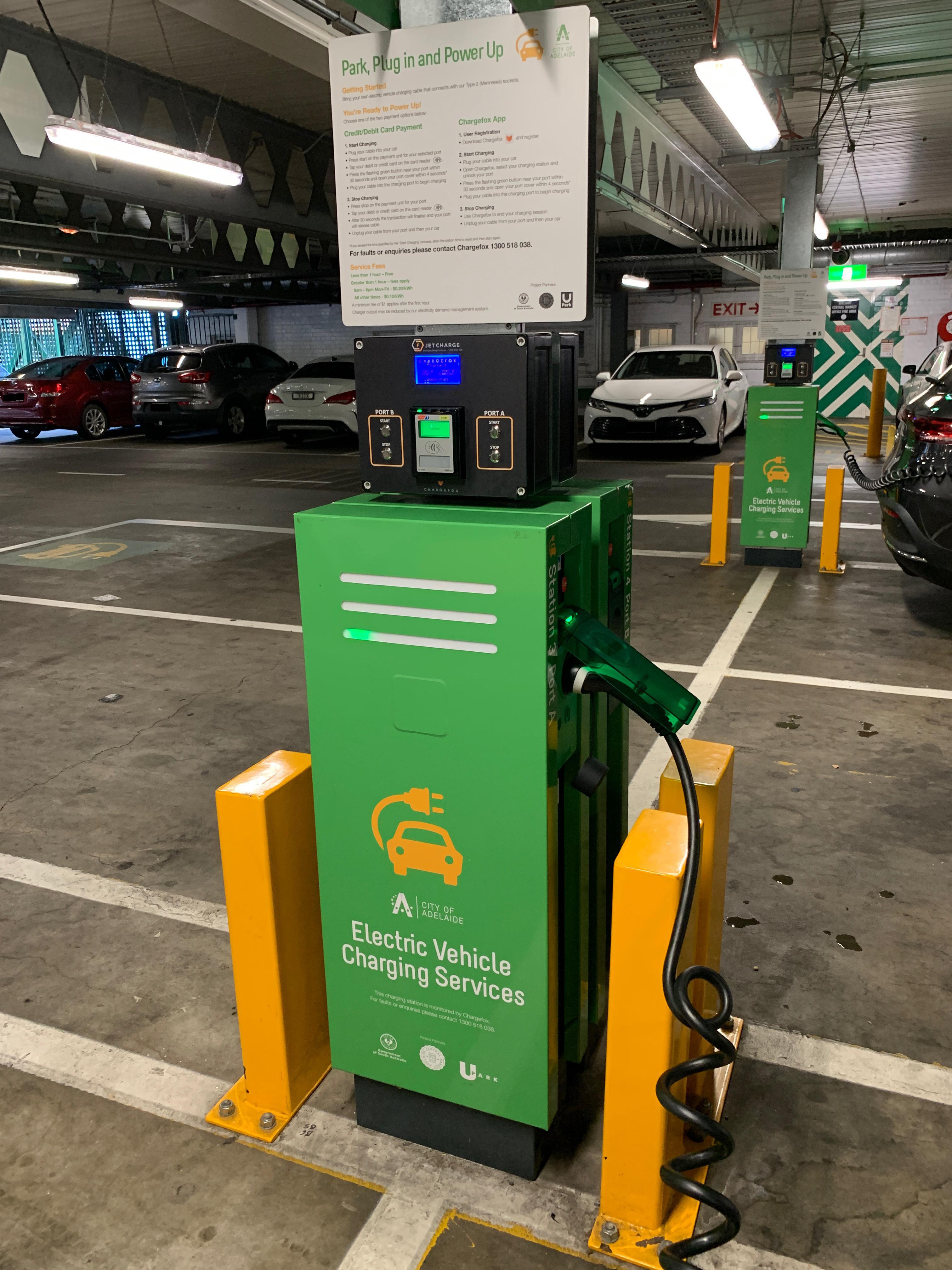 UPark Adelaide Central Market | Adelaide, SA | EV Station