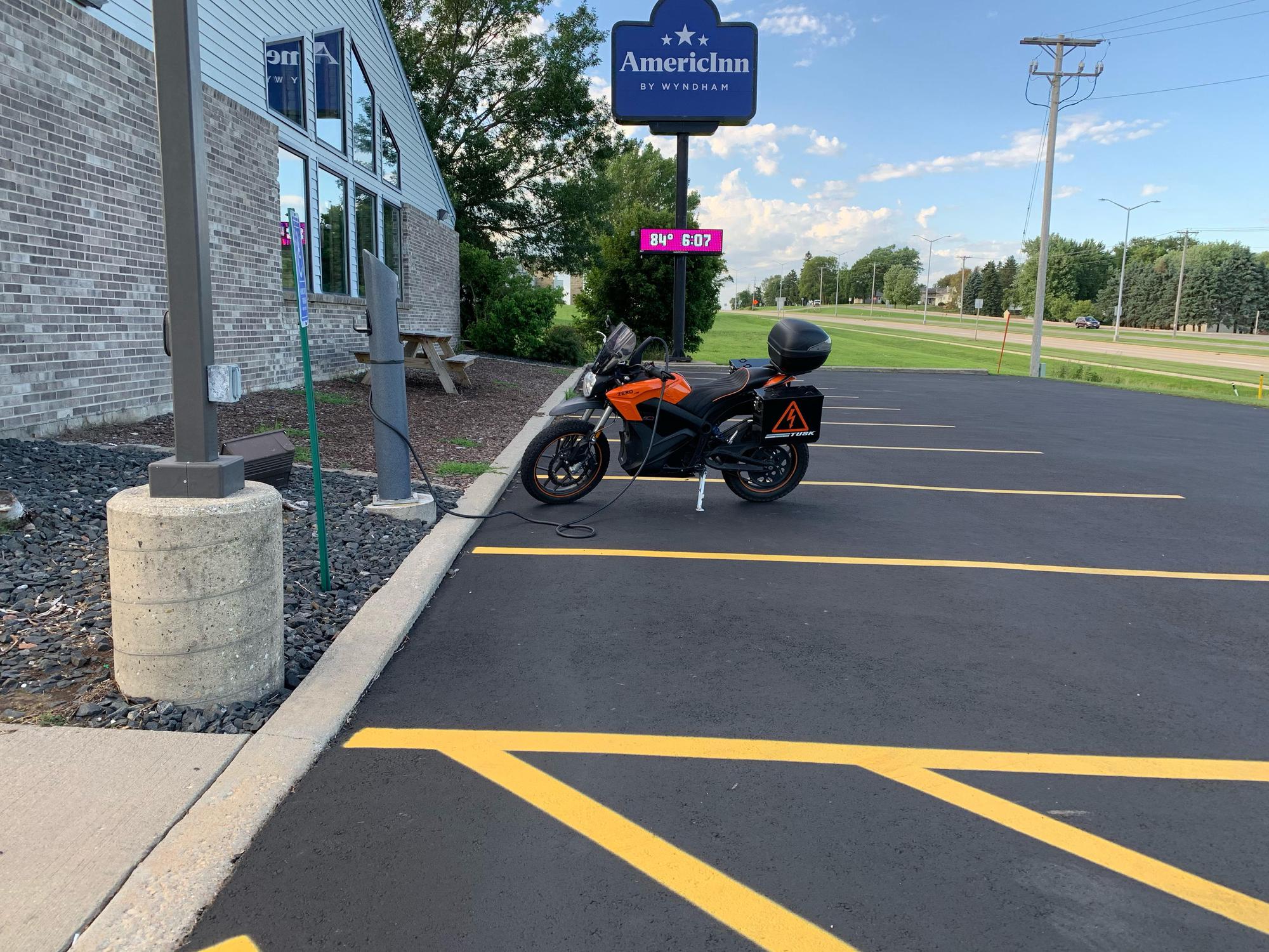 AmericInn | Monroe, WI | EV Station