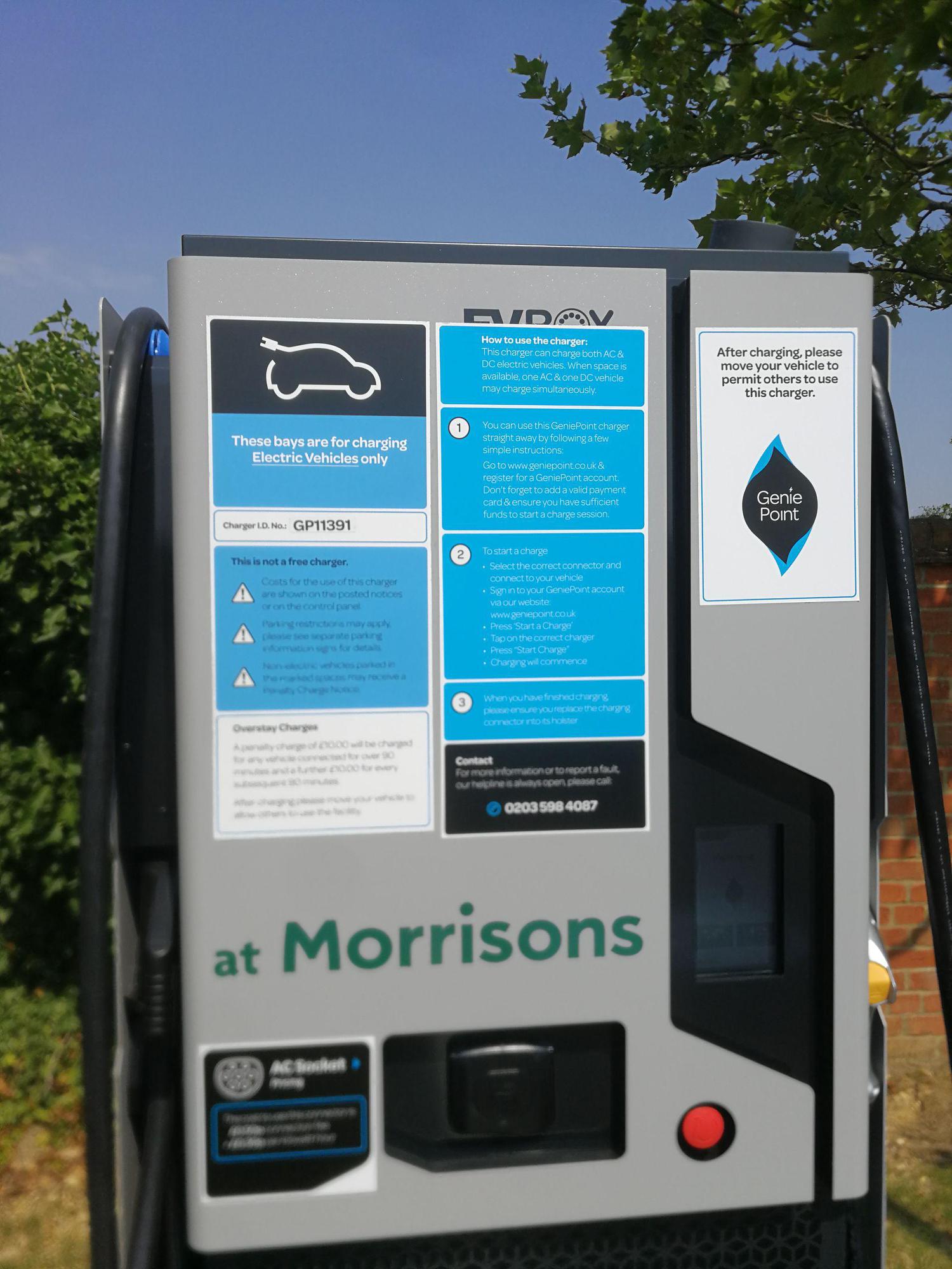Morrisons Cambourne | Cambourne, England | EV Station