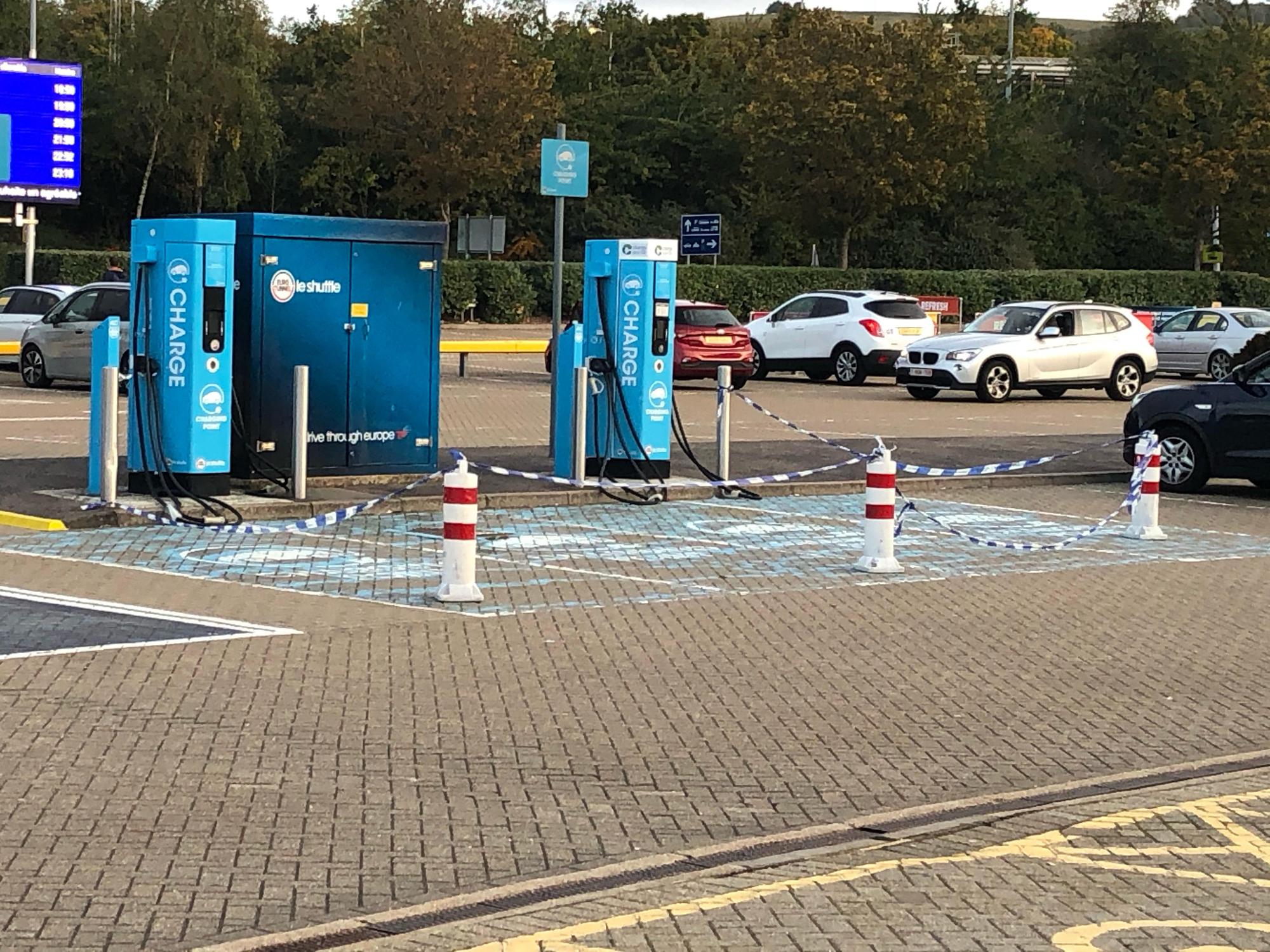 Eurotunnel Folkestone Terminal | Newington, England | EV Station