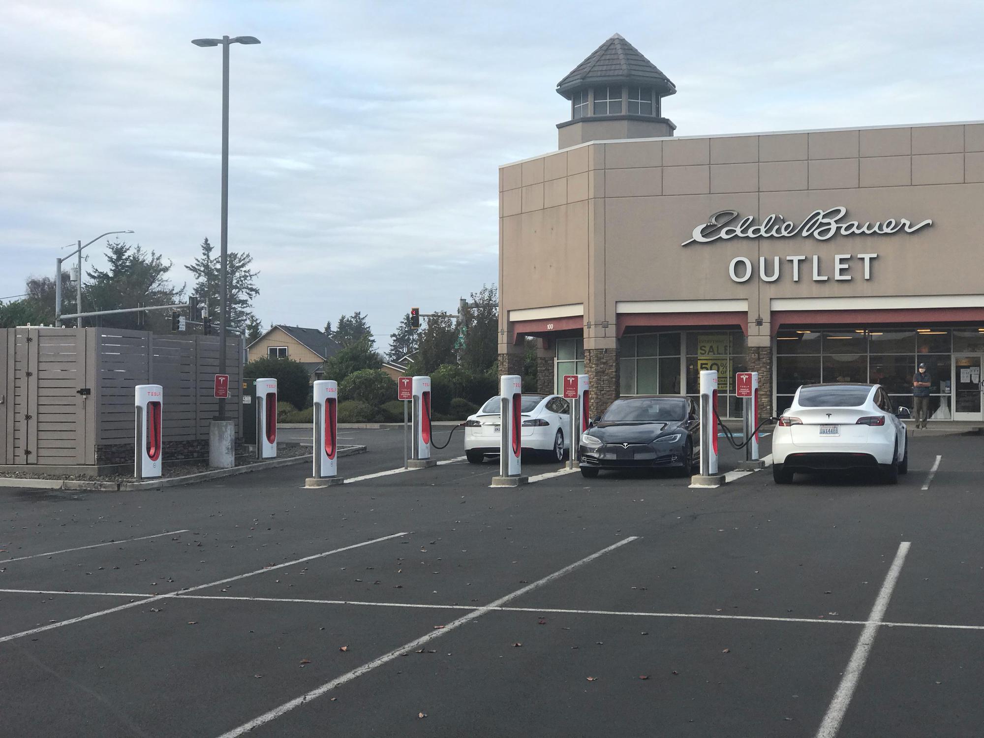 Seaside Factory Outlet Center | Seaside, OR | EV Station