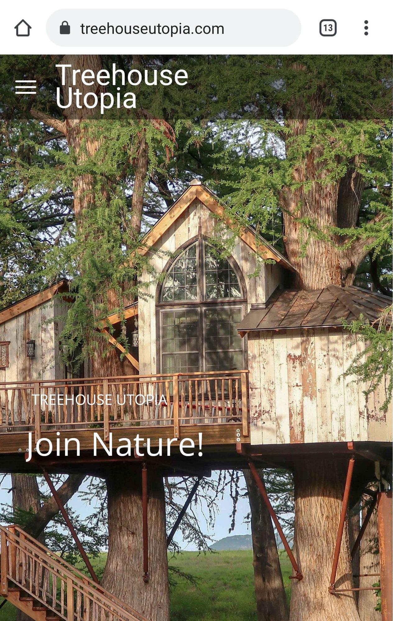 Treehouse Utopia | Utopia, TX | EV Station