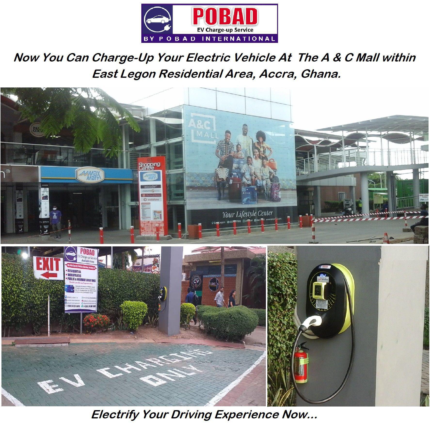 POBAD EV Charge-Up Service (AnC Mall EV Charging Bay 1) | Accra ...