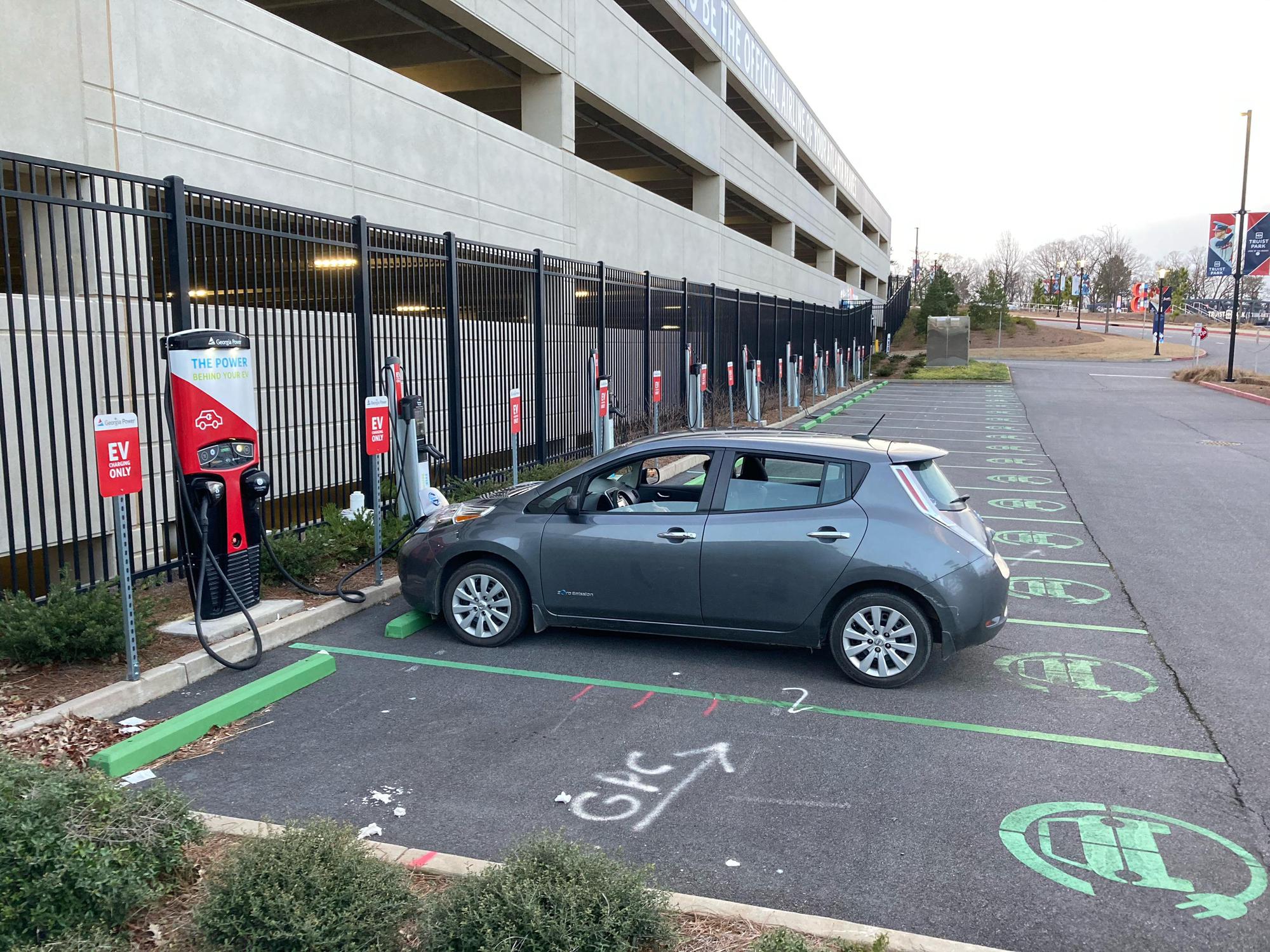 The Battery Atlanta - Delta Deck Outside | Atlanta, GA | EV Station