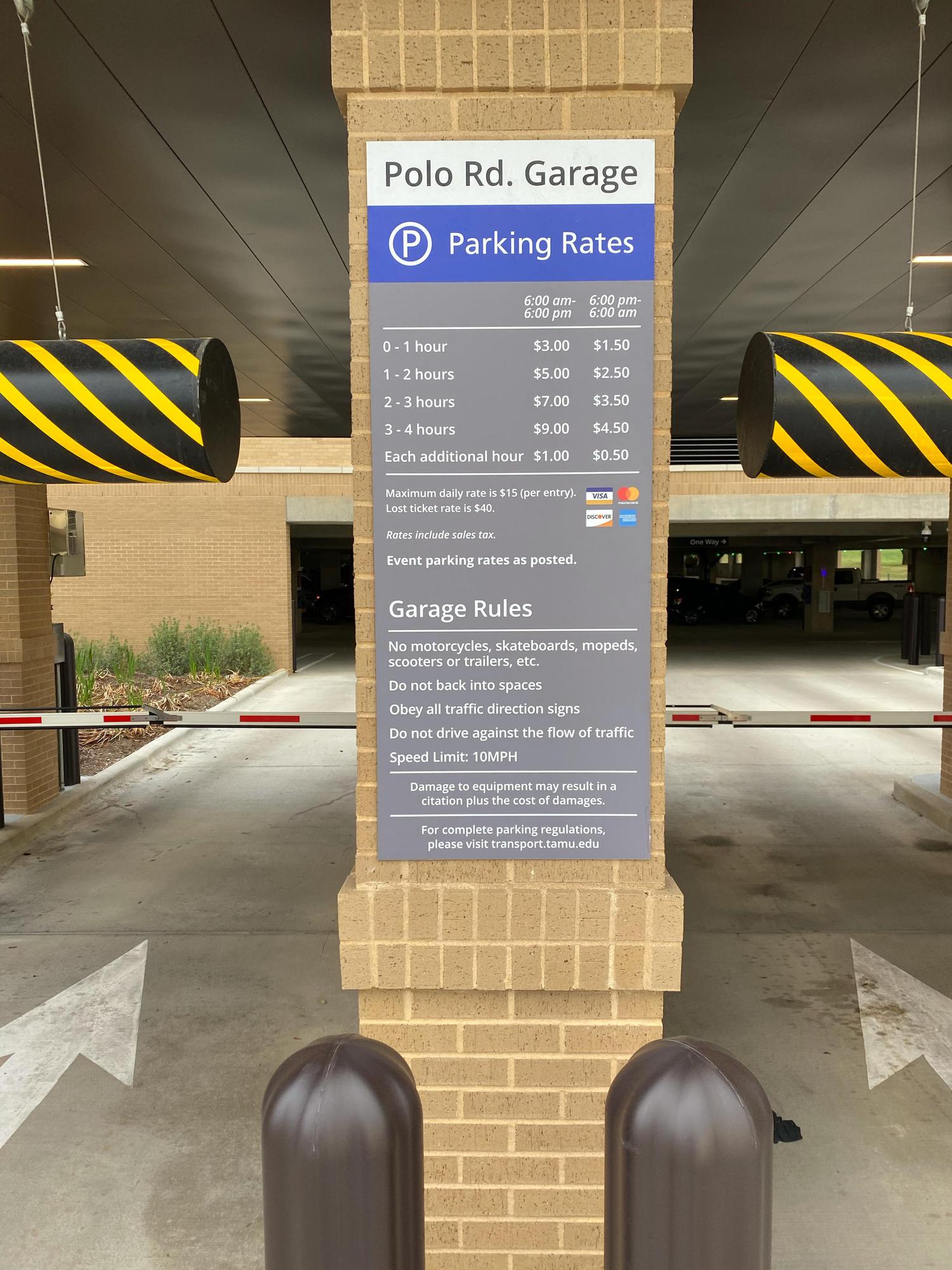 Polo Road Garage | College Station, TX | EV Station