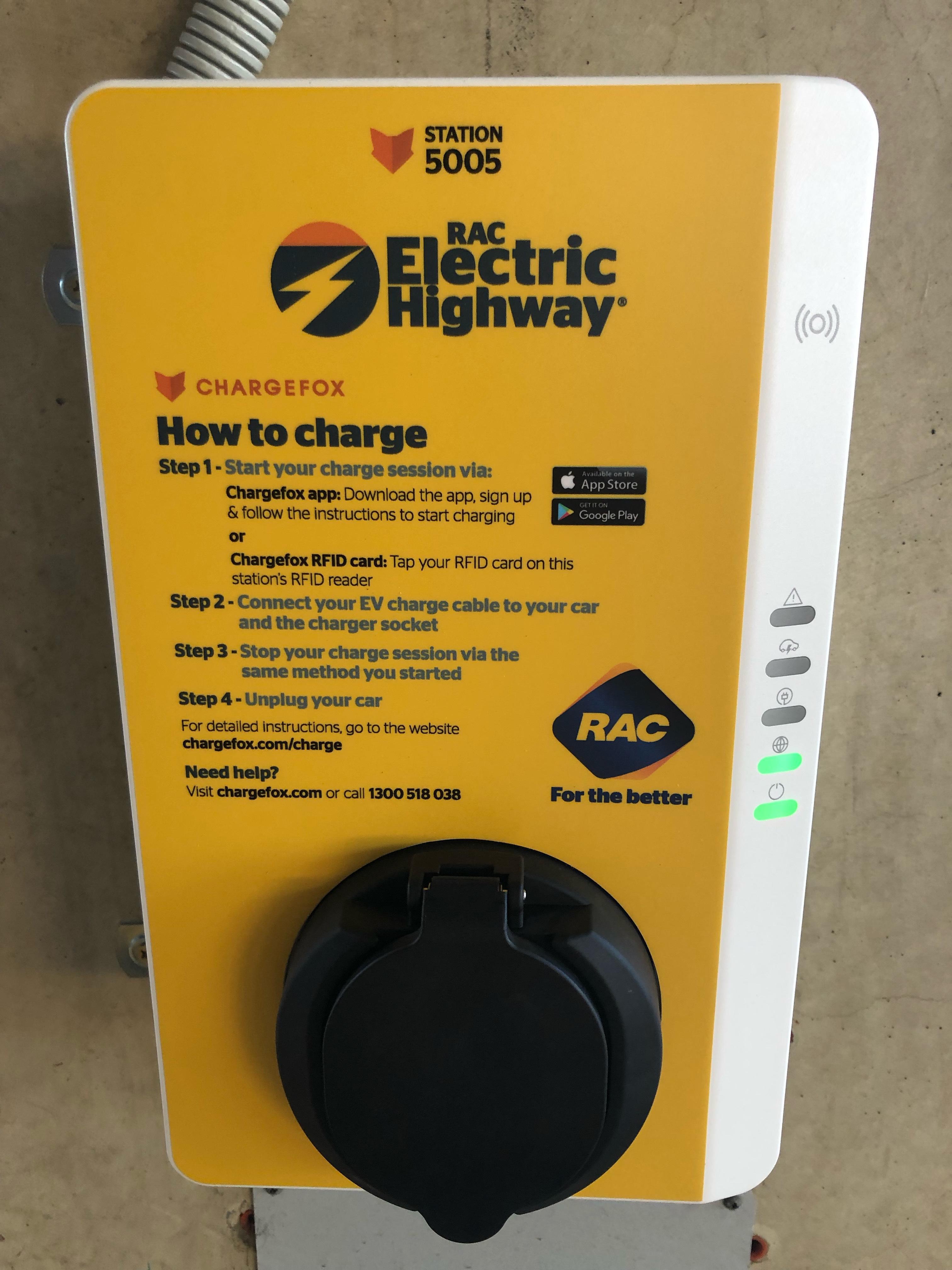RAC Head Office, West Perth | West Perth, WA | EV Station